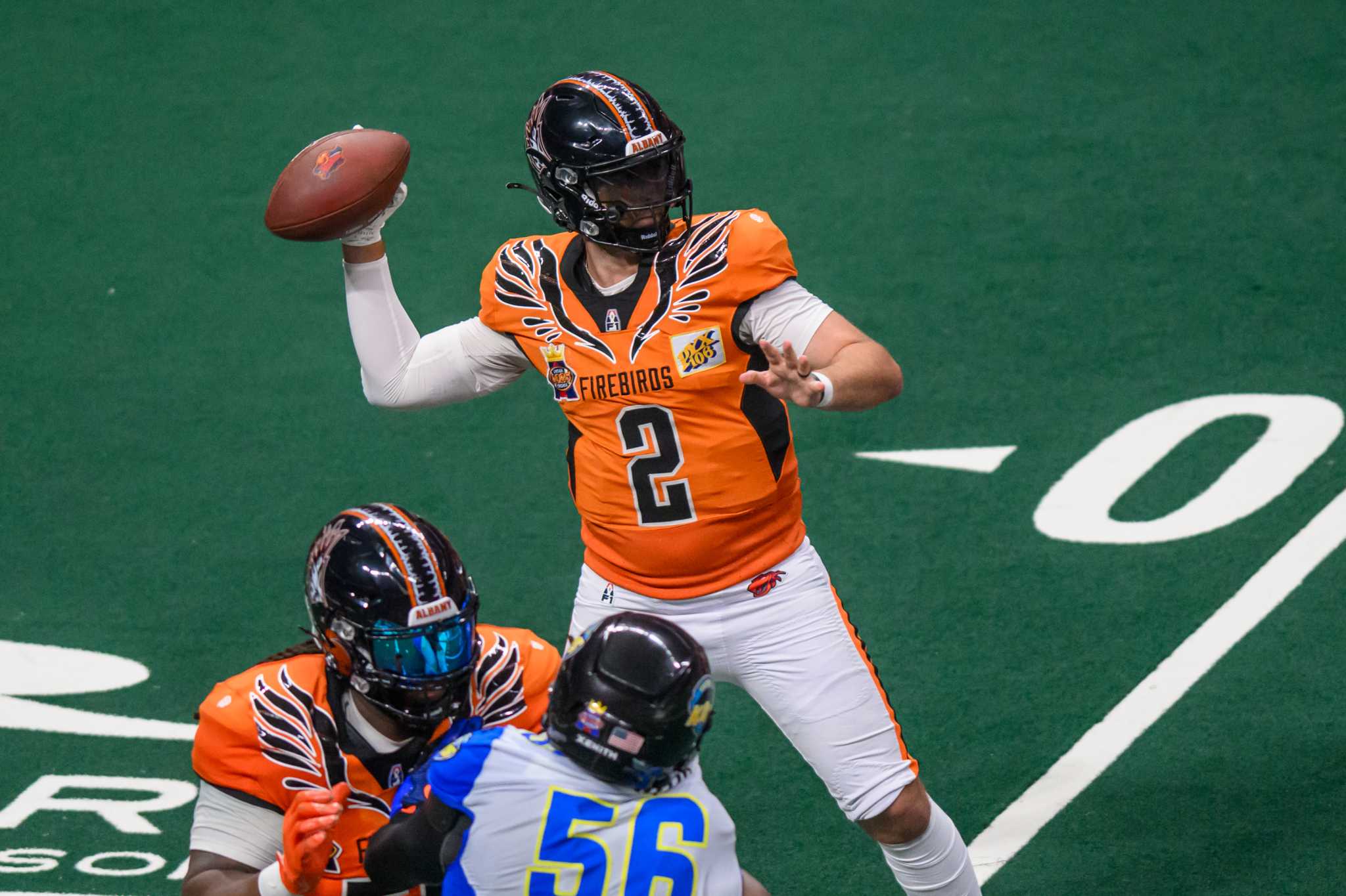 Sam Castronova leads Albany Firebirds to Arena Football One title