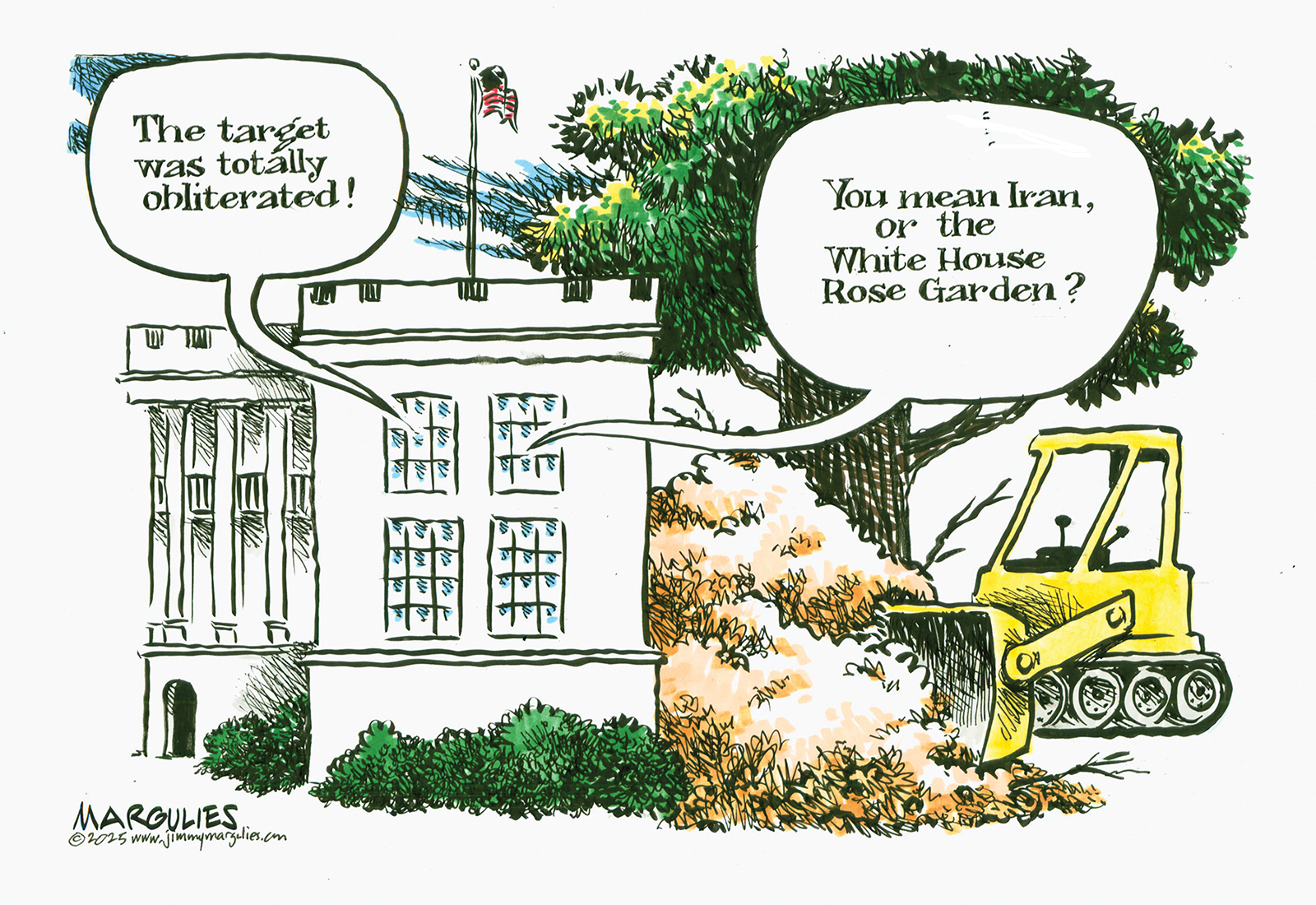 Opinion cartoon: Paved paradise