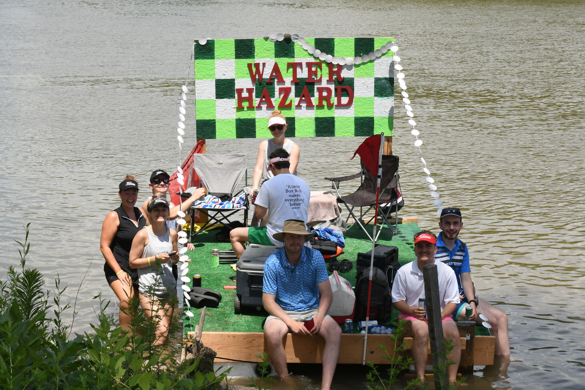 Hardin celebrates the 2025 Great Illinois River Raft Race
