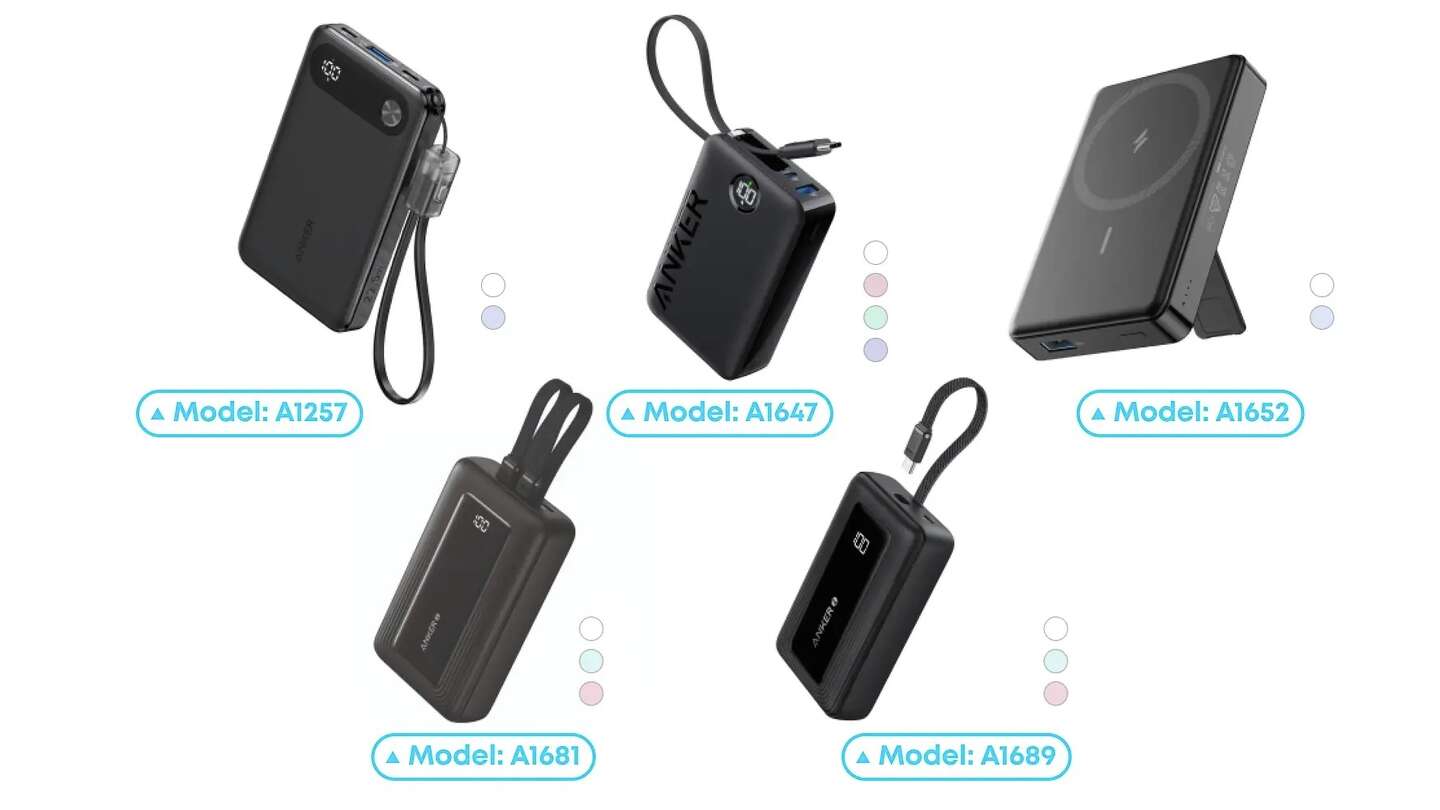 Anker power banks recalled again over fire hazard fears