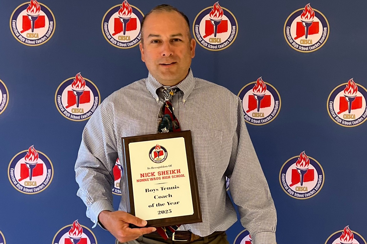 Longtime boys tennis coach Nick Sheikh honored with Coach of the Year