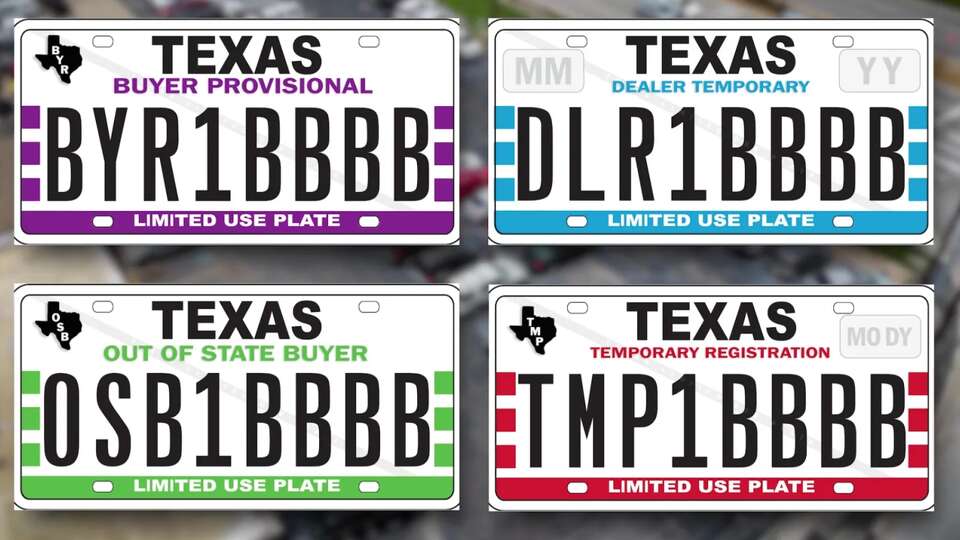 Texas is replacing paper license tags with metal plates. See deadline
