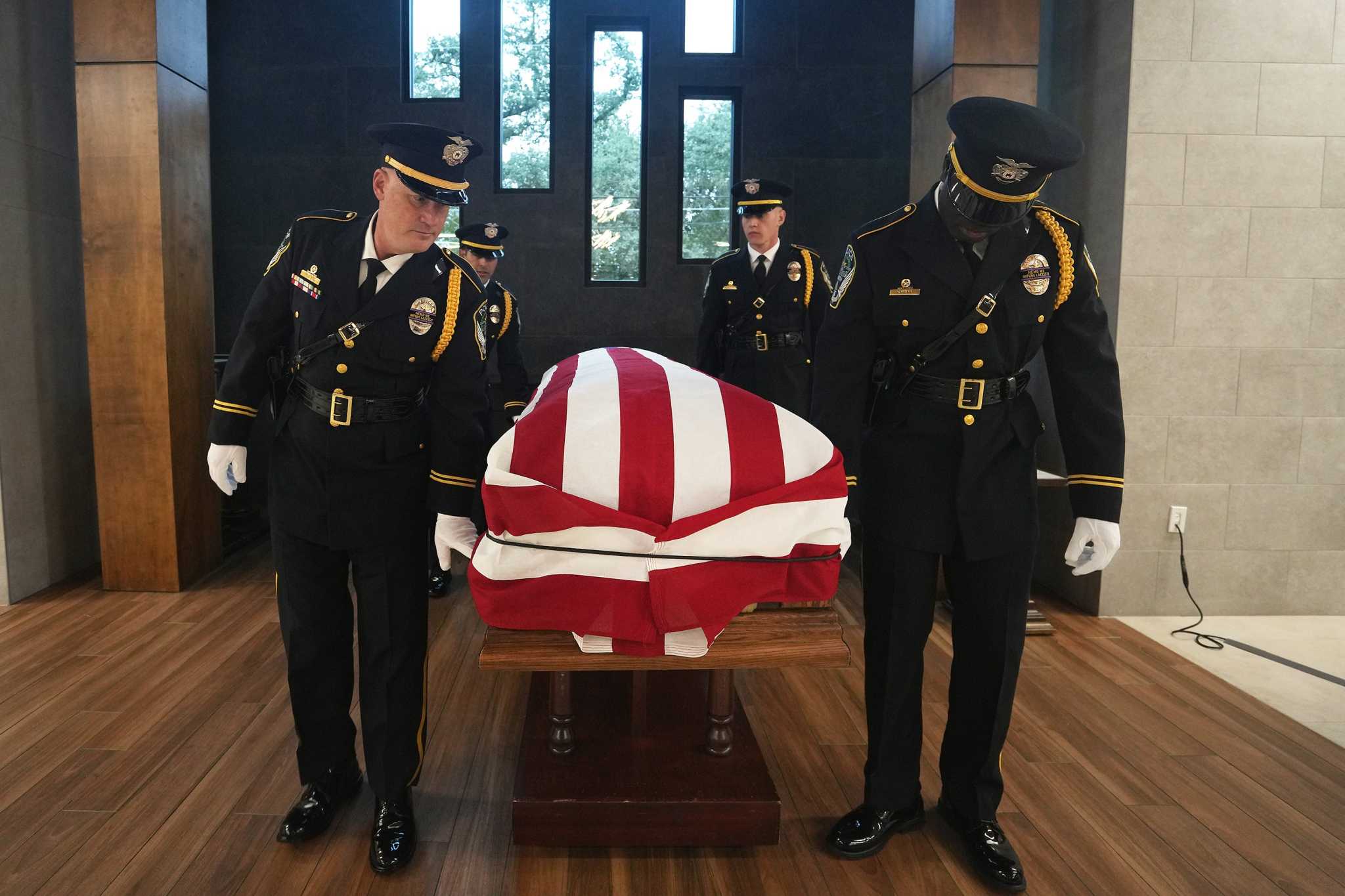 A look at funeral procession for Austin police officer Jorge Pastore