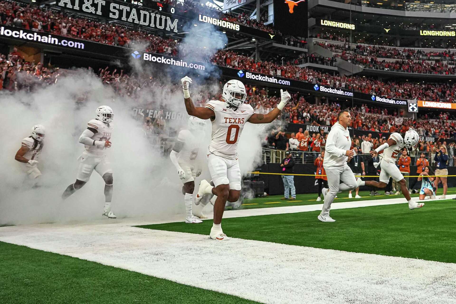 Texas football players, coaches react to being third seed in CFP