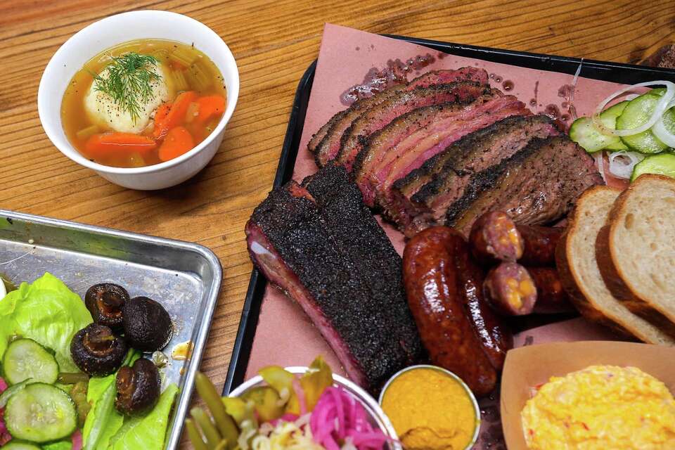 Half barbecue, half Jewish deli. All delicious. Austin spot is a USA ...