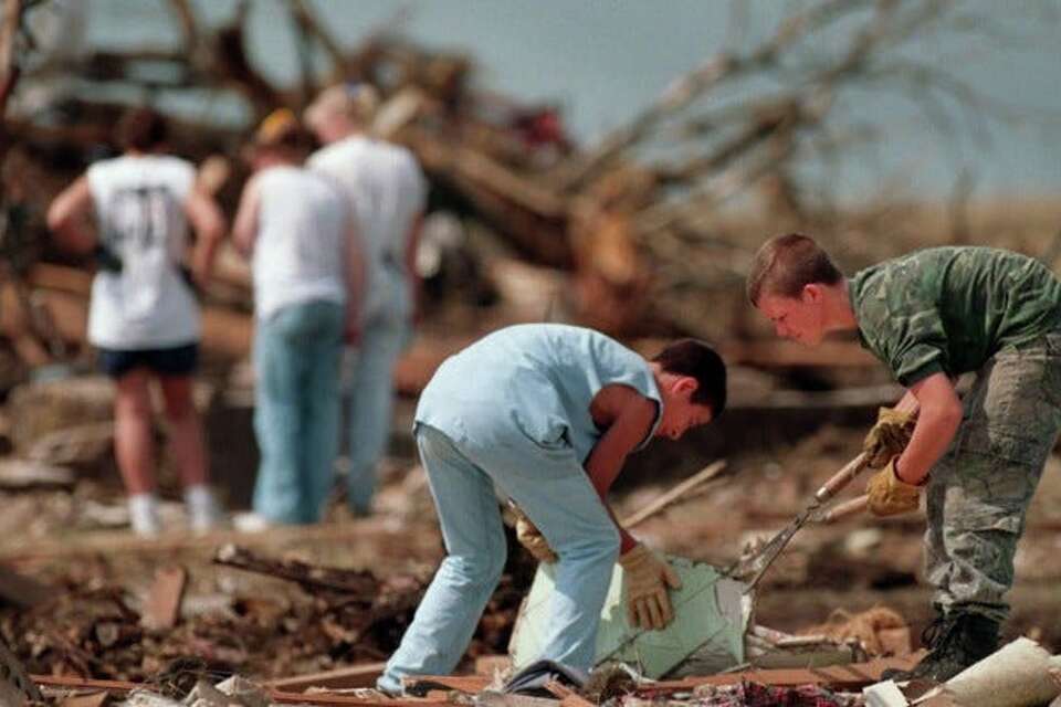 tornado aftermath corpses