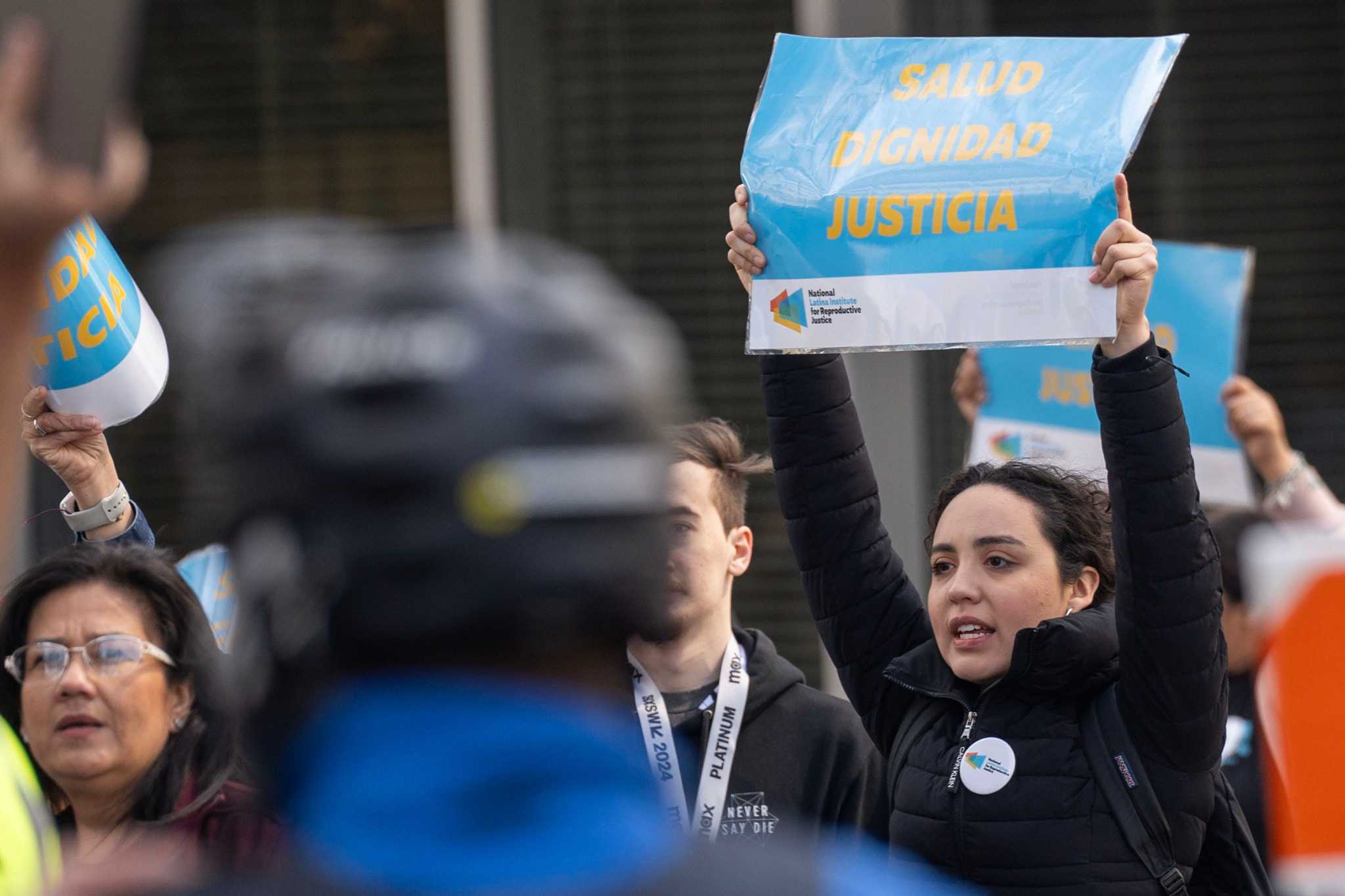 Protestors march in Downtown Austin calling for a repeal of SB4; See photos