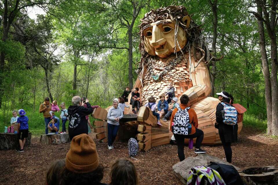 Meet Malin, Austin's new 18-foot-tall troll at Pease Park