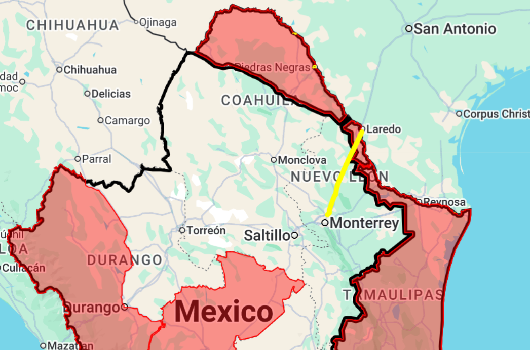 US travel warning remains in effect for Monterrey–Reynosa highway