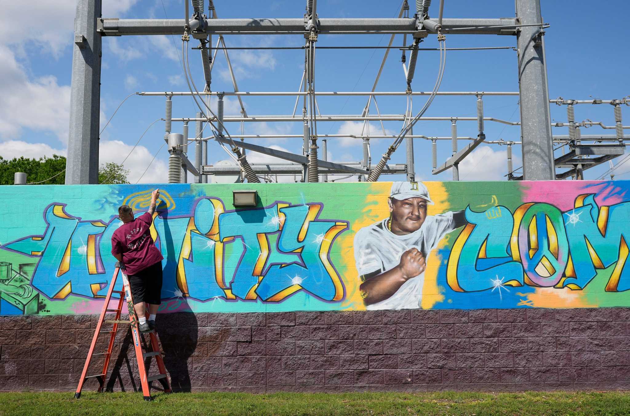 East Austin's Holly Power Plant murals continue to fade
