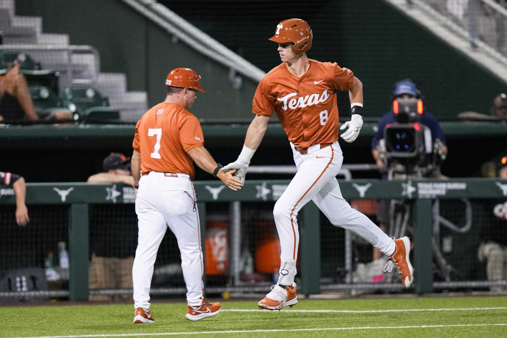 Texas baseball team hits five homers against Sam Houston State