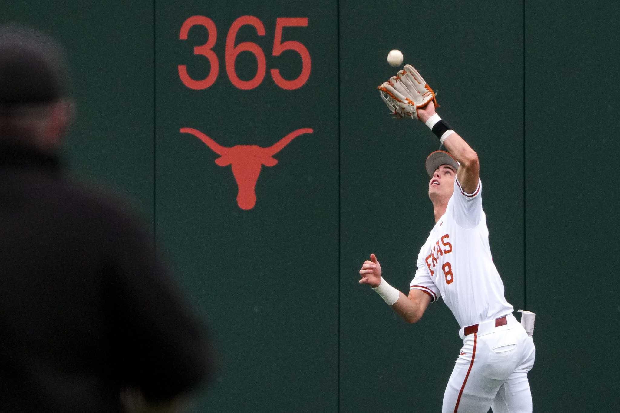 Texas freshman outfielder Will Gasparino claims family bragging rights