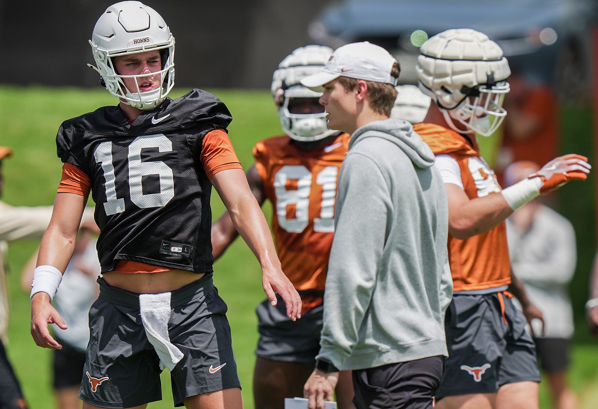 Texas Longhorns football have first practice of the season