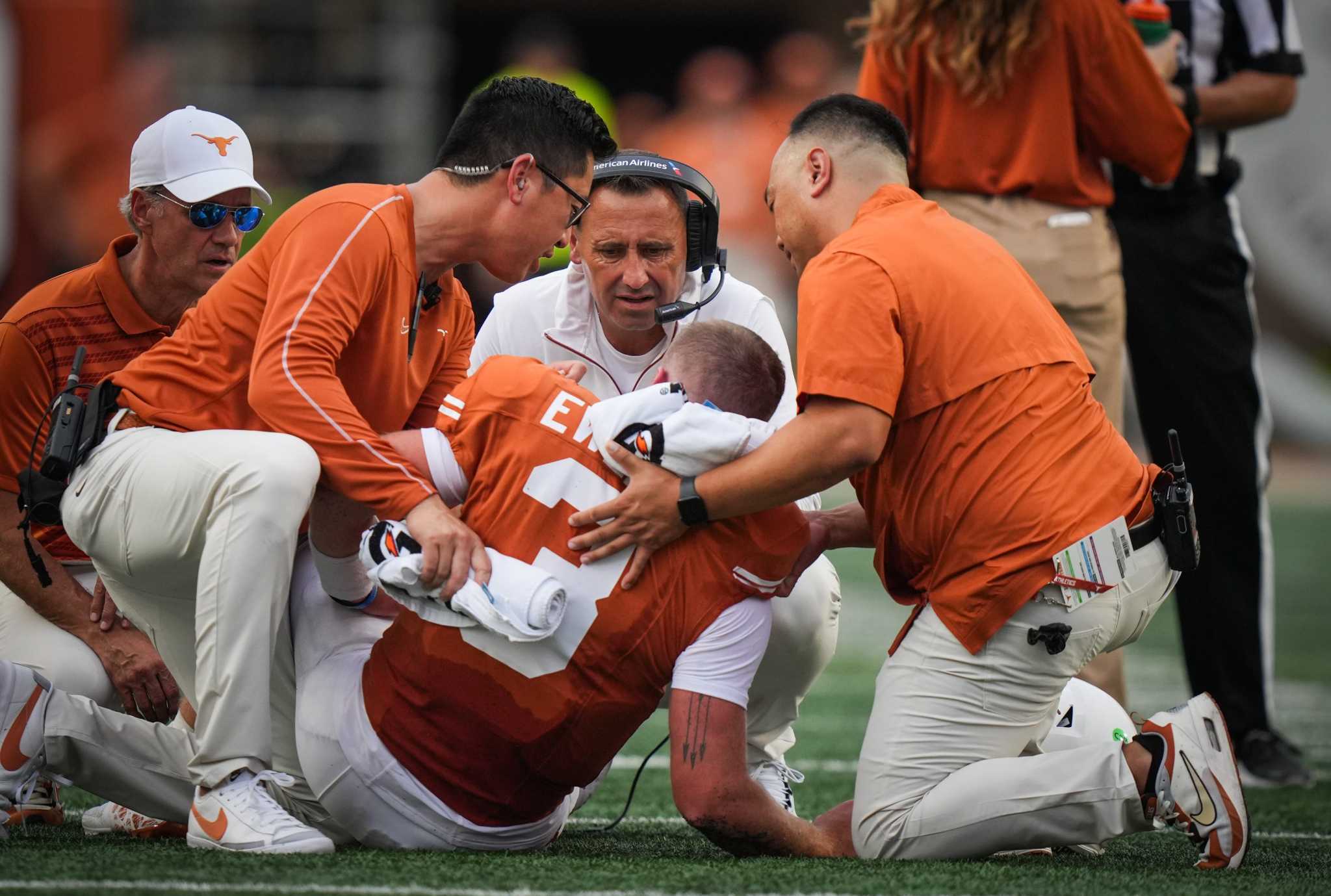 Quinn Ewers injury: Texas coach Steve Sarkisian on QB's outlook