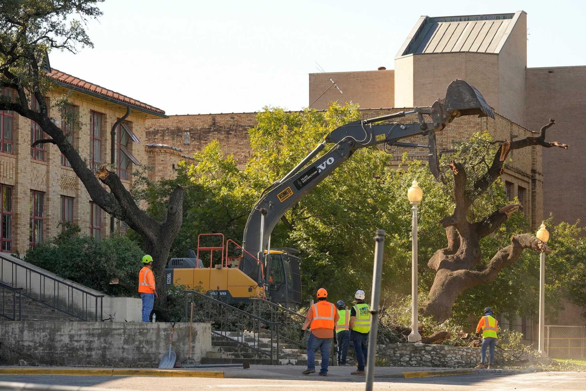 Photos of demolition: UT football wins battle over historic building
