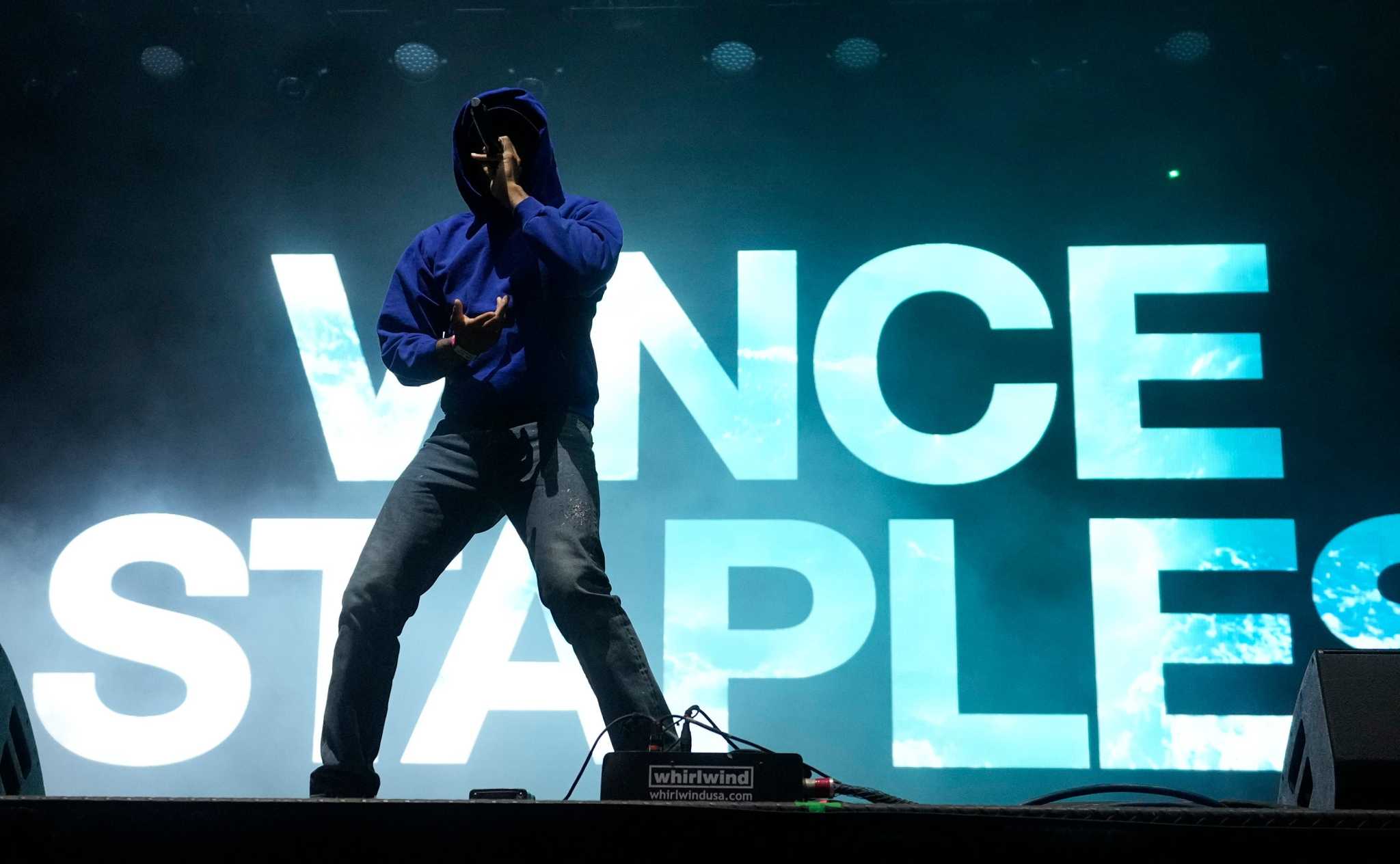 Vince Staples brought jokes and a fan's phone onto ACL Fest stage