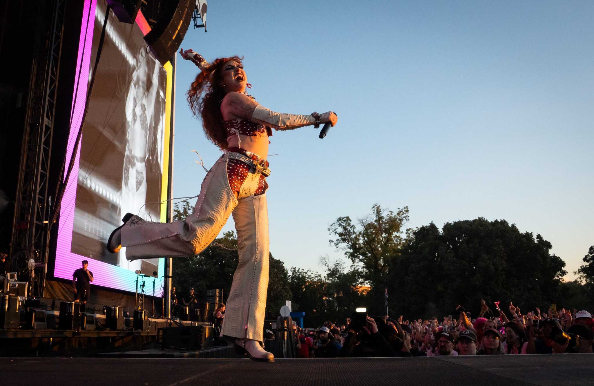 See photos from Chappell Roan's magical golden hour ACL set