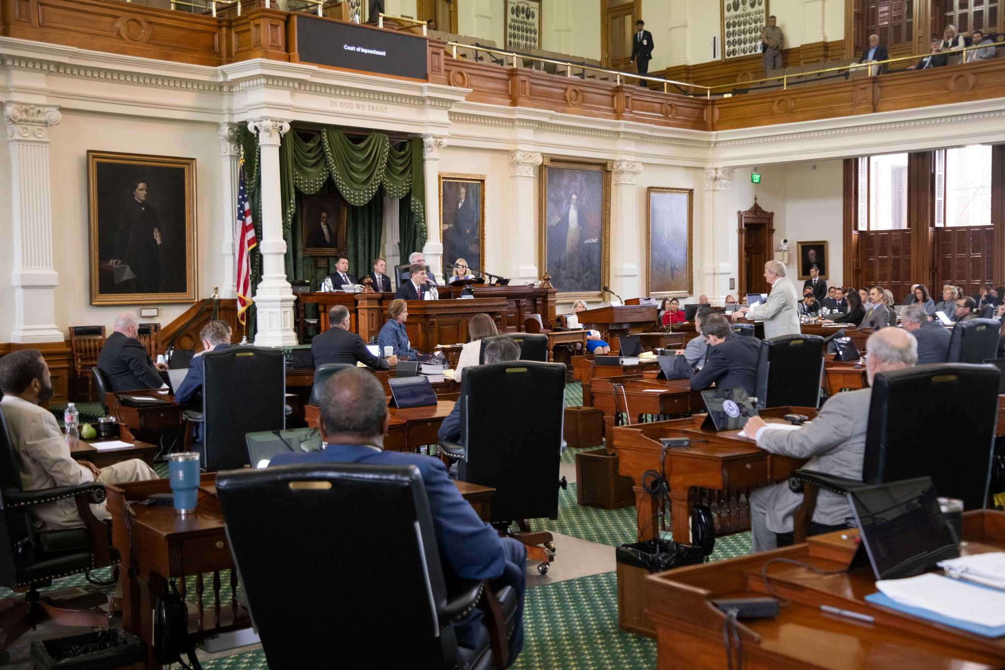 Ken Paxton affair with Laura Olson, impact on Texas impeachment trial