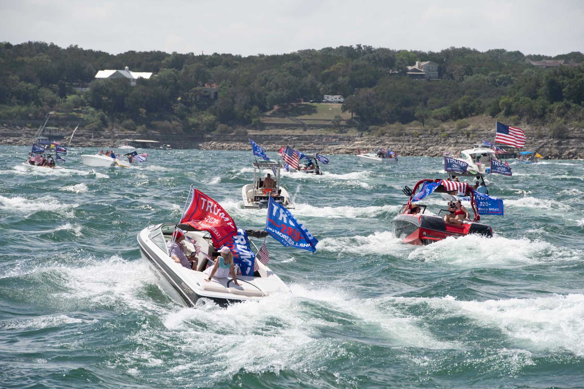 PHOTOS: Pro-Trump boat parade on Lake Travis