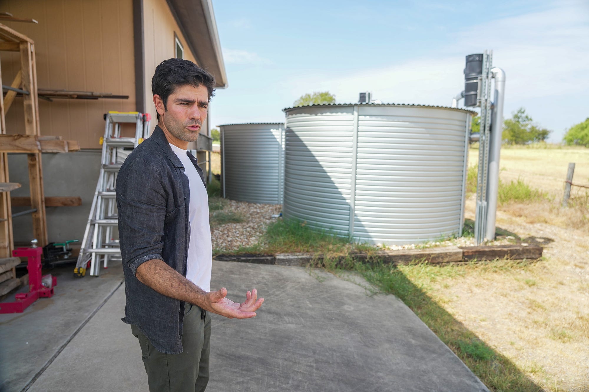 Entourage star Adrian Grenier's sustainable living ranch in Texas