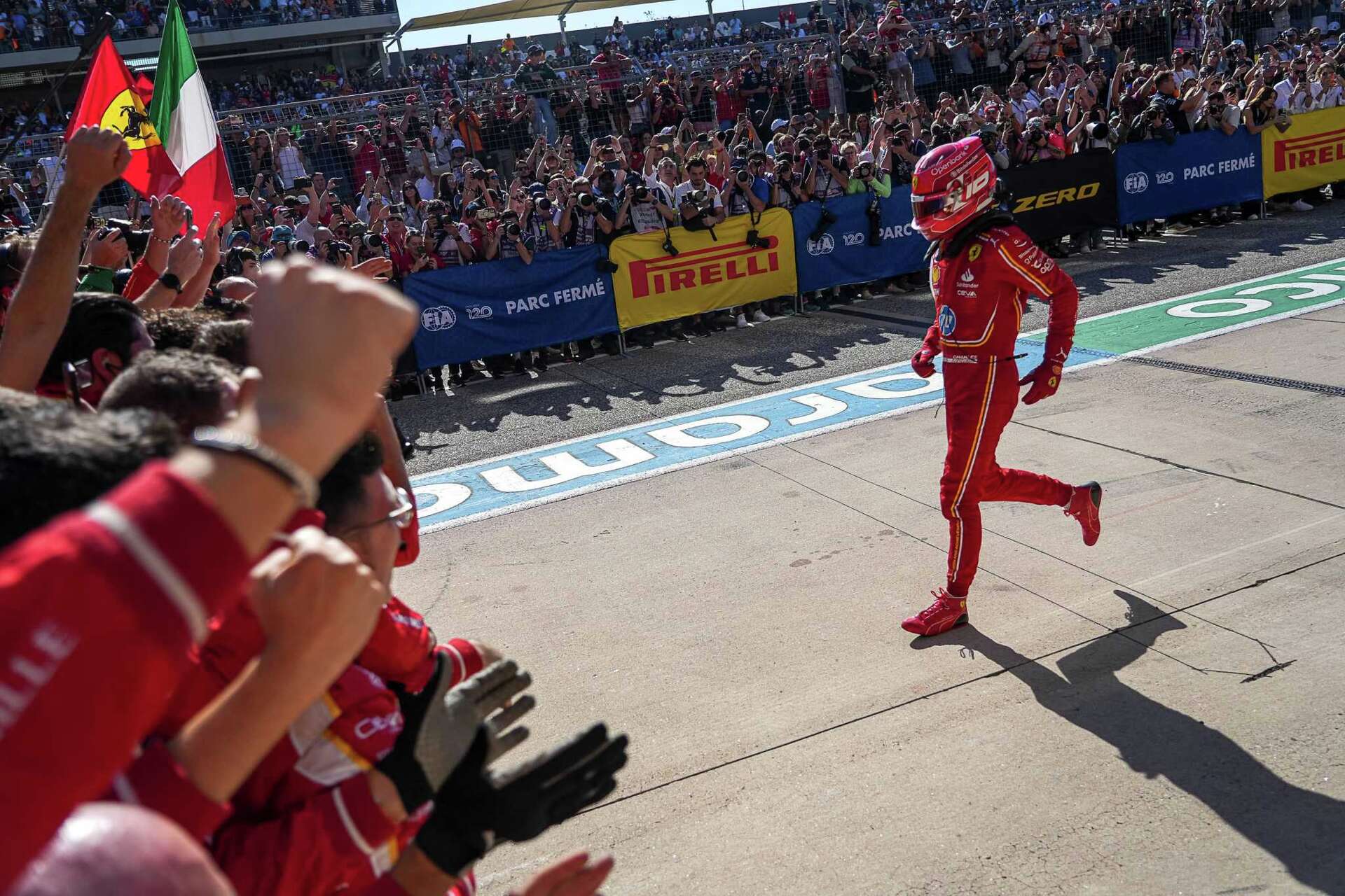 Ferrari's Charles Leclerc wins Formula One race at U.S. Grand Prix