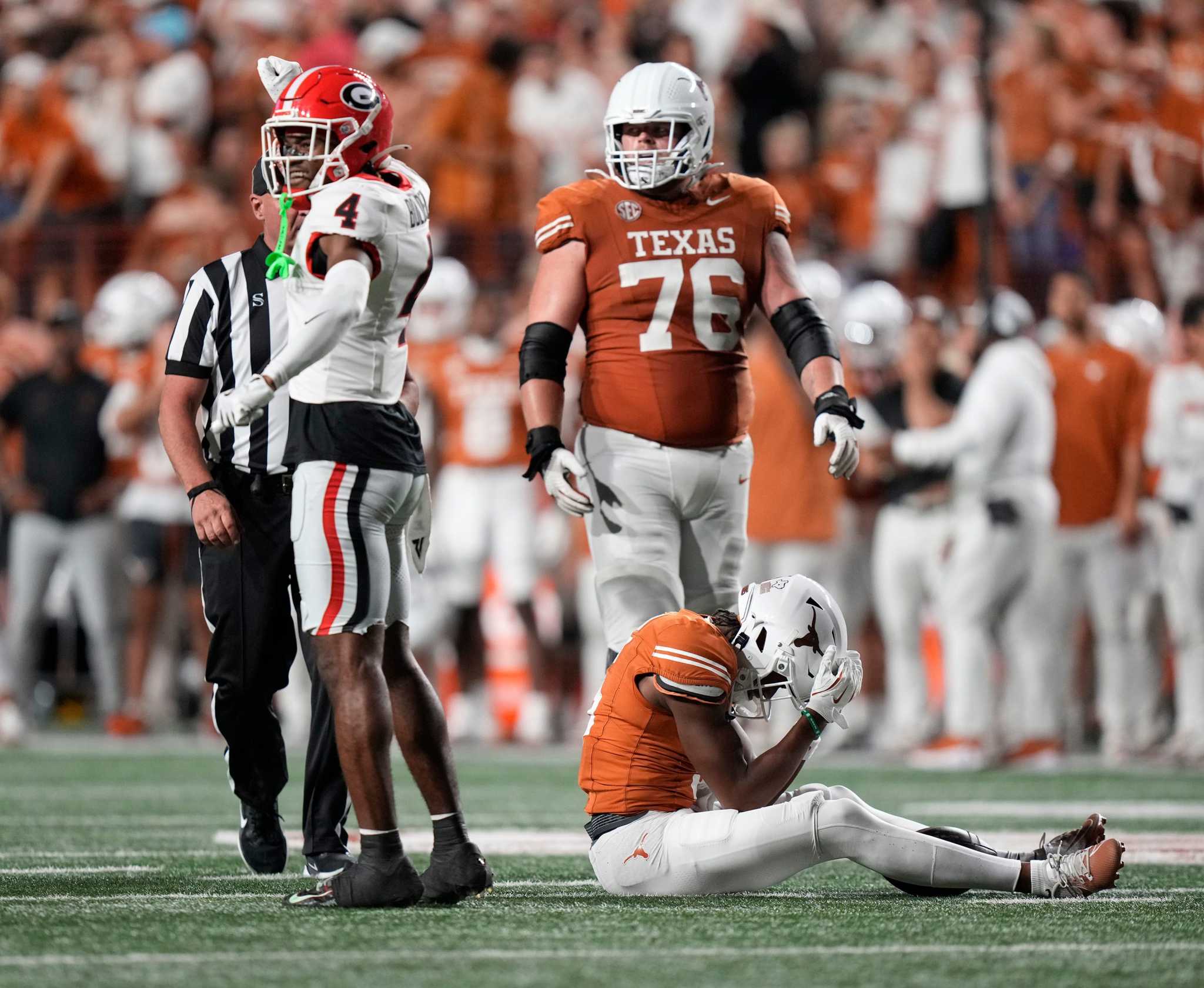 Texas vs Georgia film study: Field-position woes, short-pass game doom ...