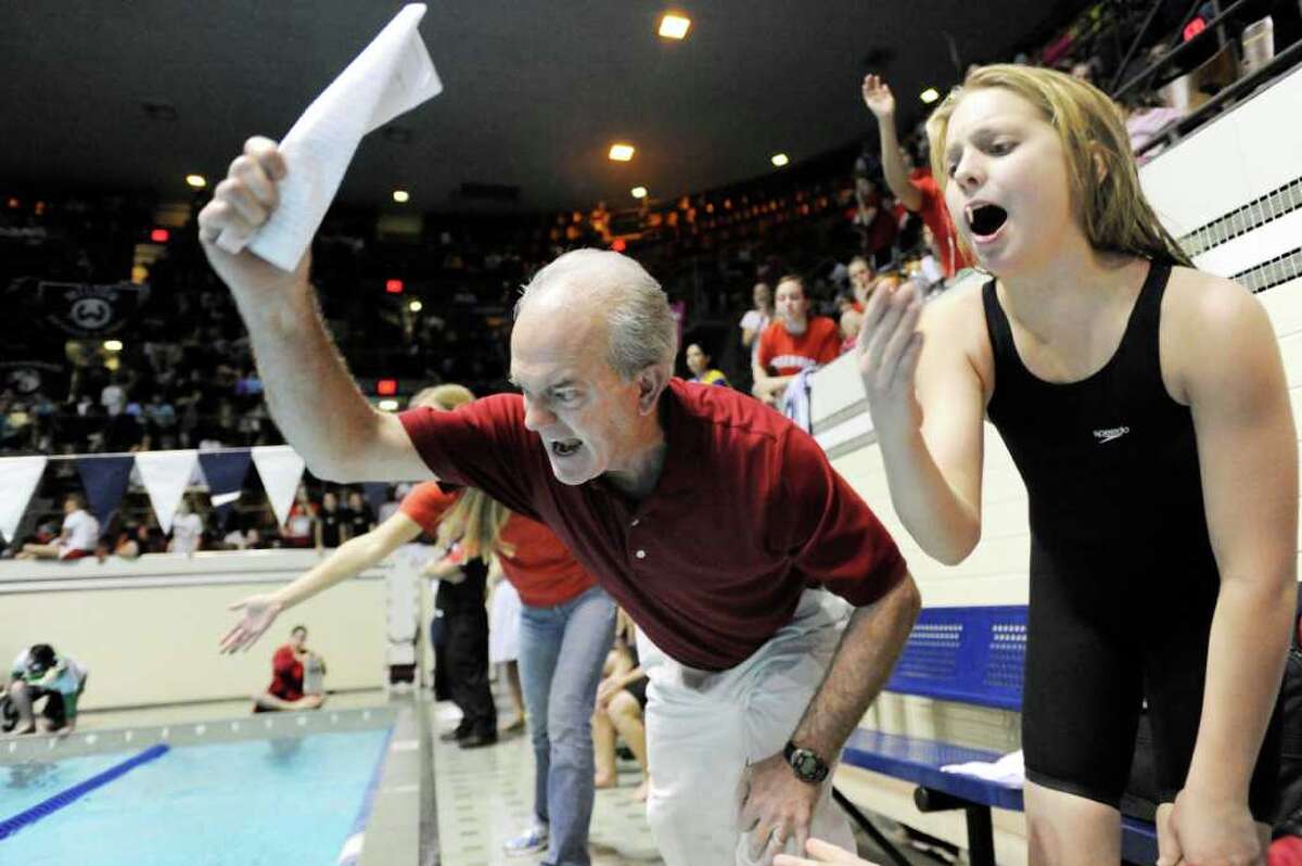 Trumbull 6th at State Open girls swimming meet