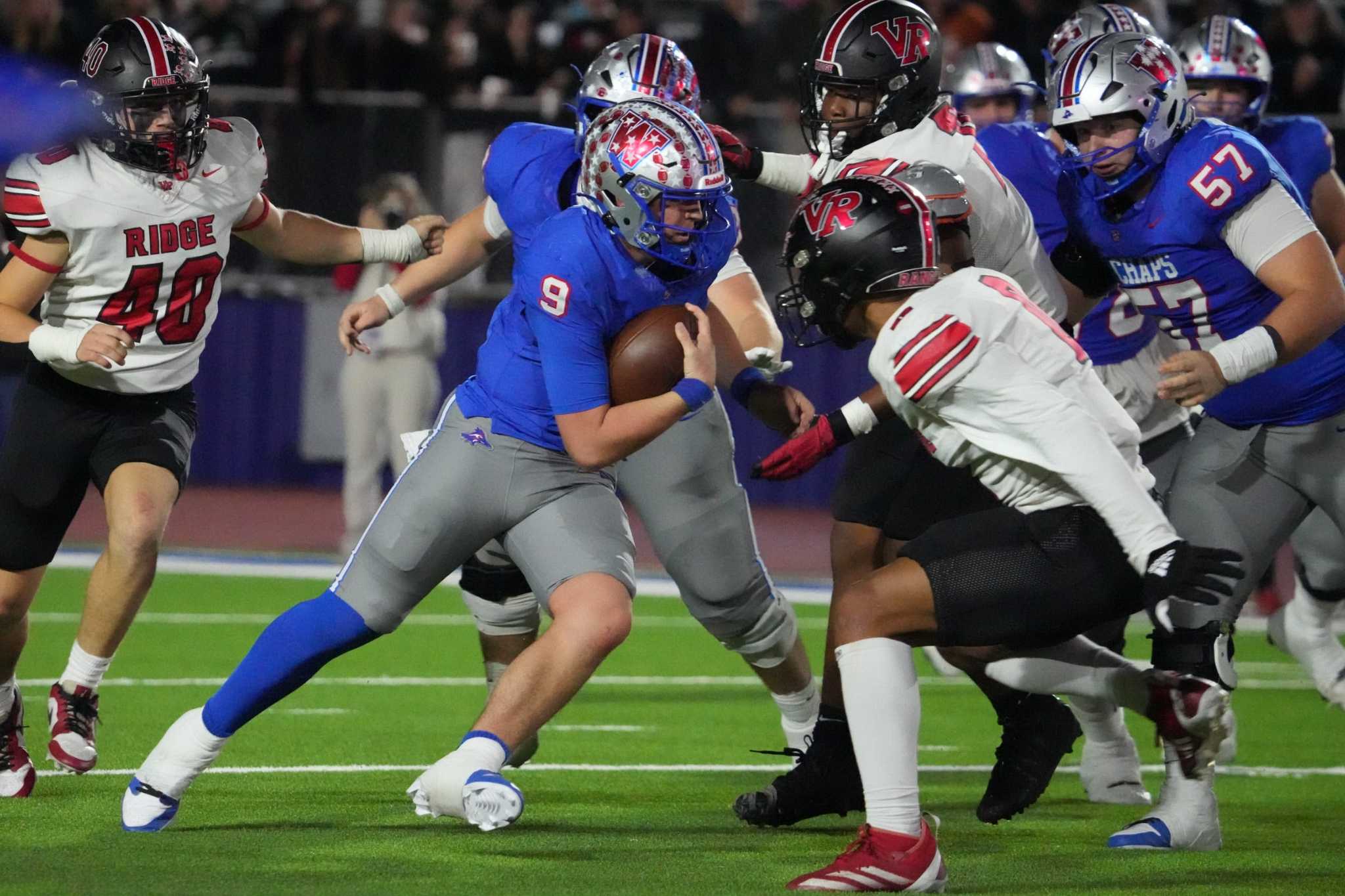 Defense stands tall as Westlake beats Vista Ridge 46-17 in 6A playoffs