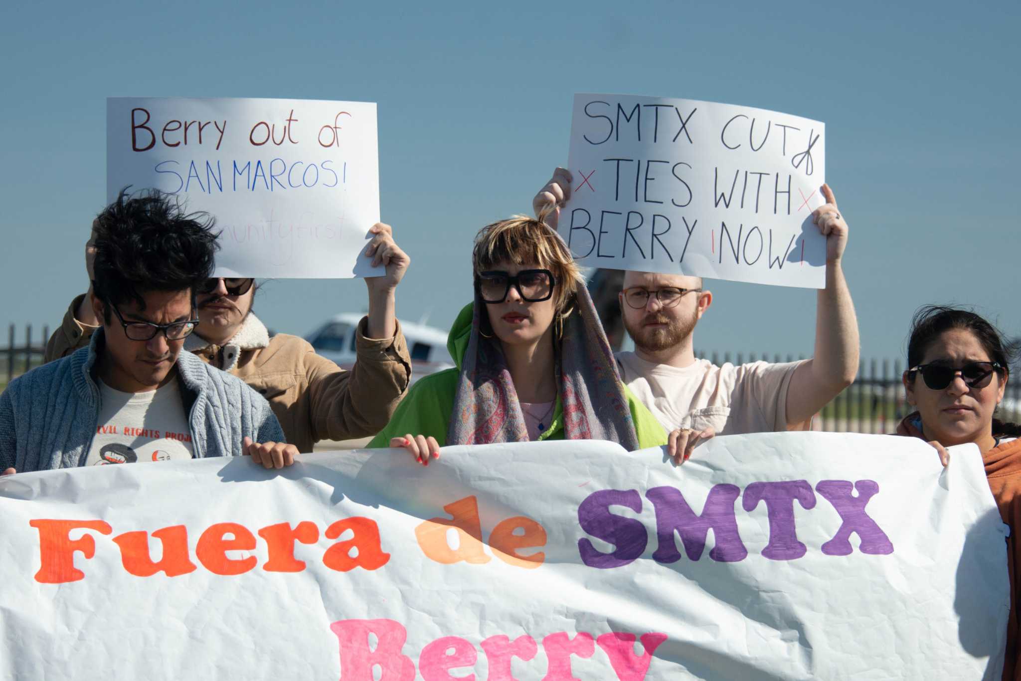 Activists call on city to end leases for Berry Aviation in San Marcos