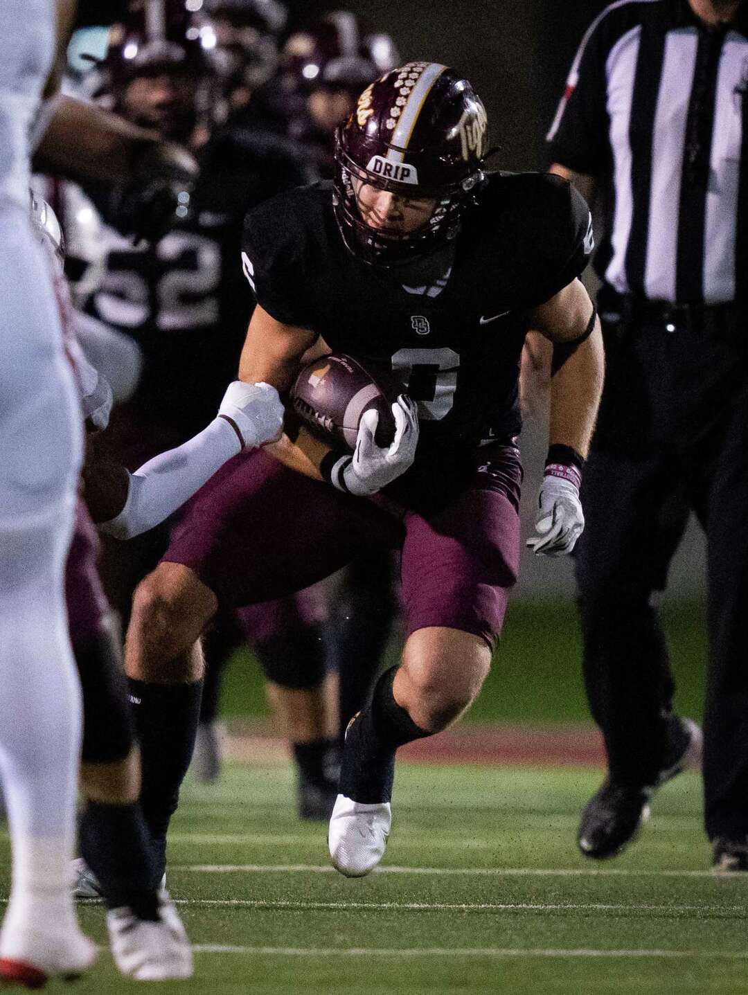 Dripping Springs running back Jack Tyndall reflects Tigers' toughness