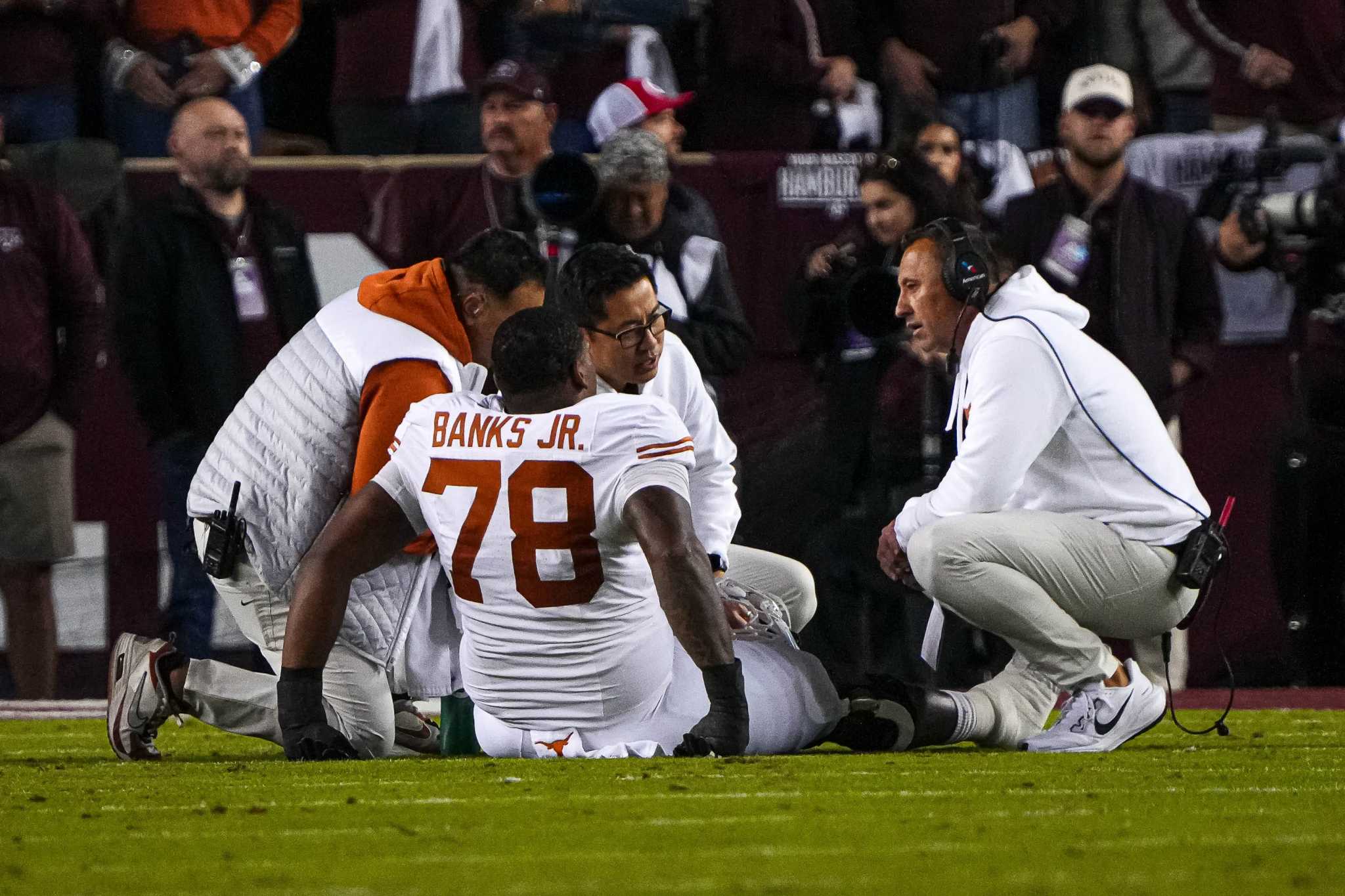 Texas vs Georgia: Steve Sarkisian gives update on Kelvin Banks Jr.