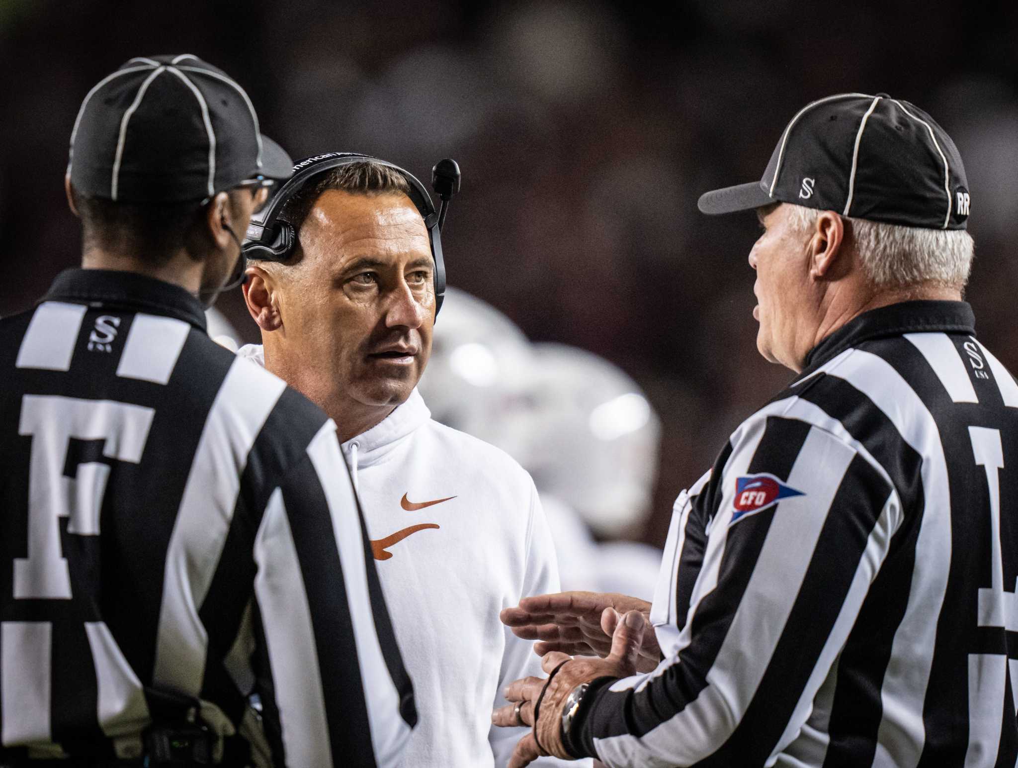 Texas football: SEC introduces Steve Sarkisian with Texas A&M's Aggie ...
