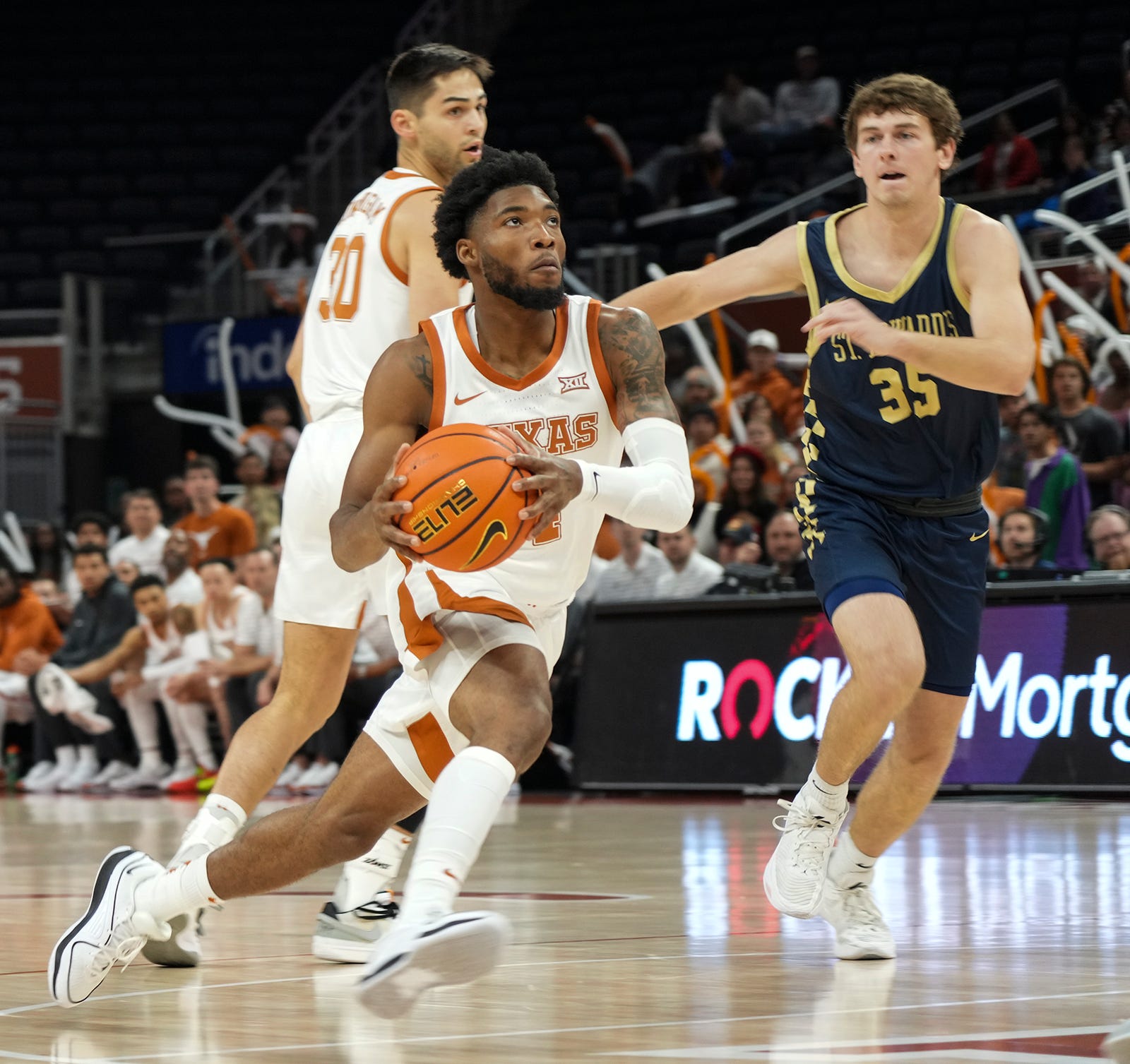 Second-half 'urgency' helps Texas men's basketball beat St. Edward's