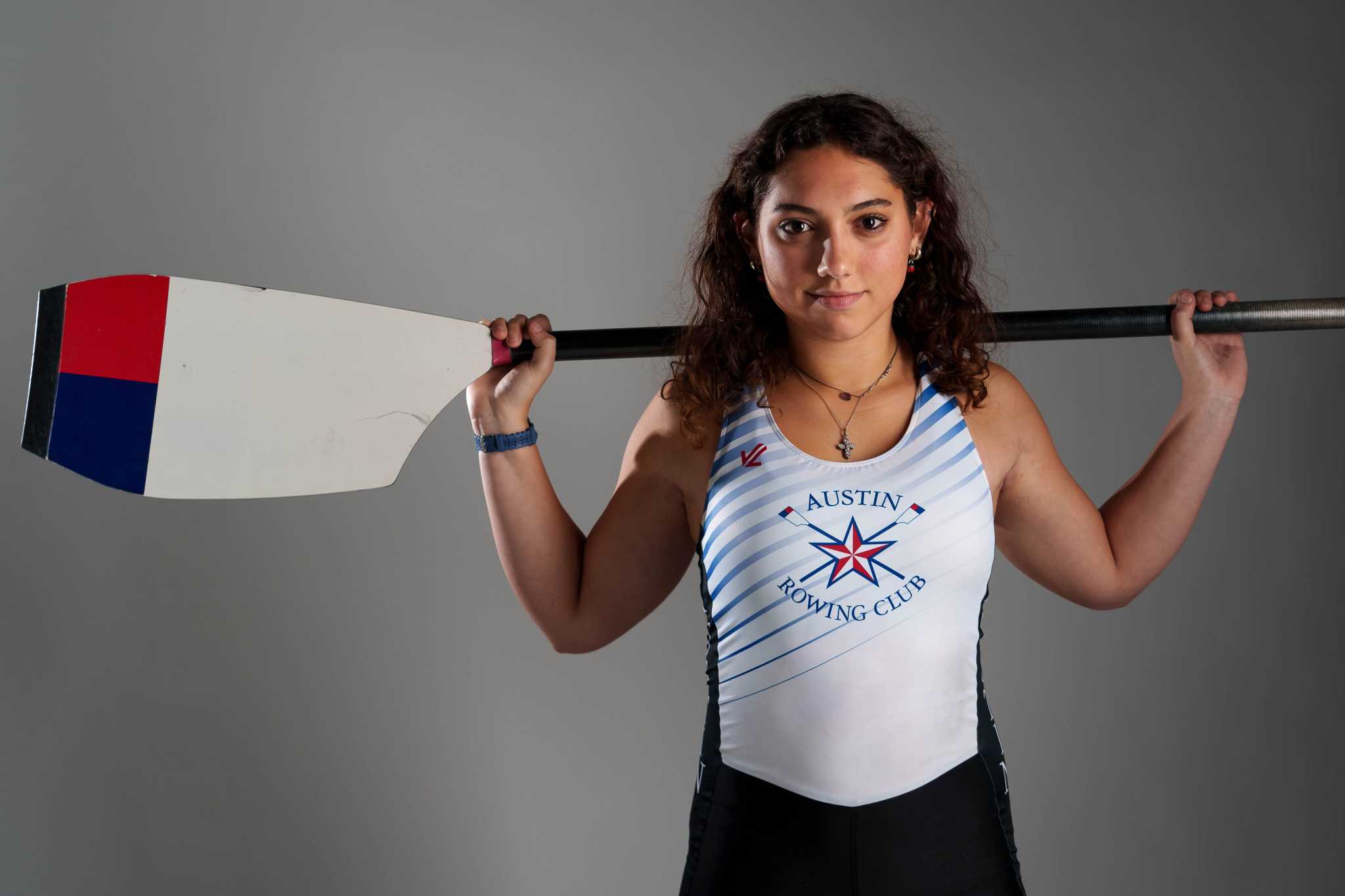Faces off the field: Olivia Branch, senior rower, Bowie