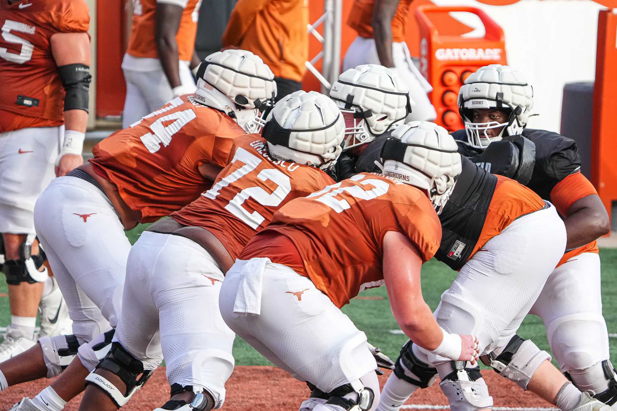 Texas Longhorns practice ahead of CFP playoff game vs Clemson