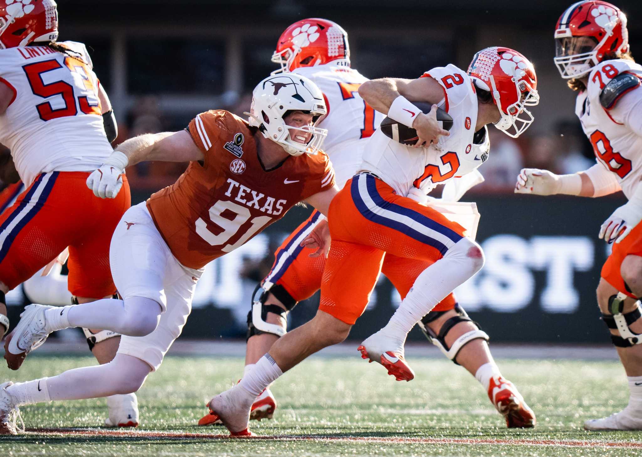 At Shrine Bowl, ex-teammates Ethan Burke, Cade Klubnik reflect on past