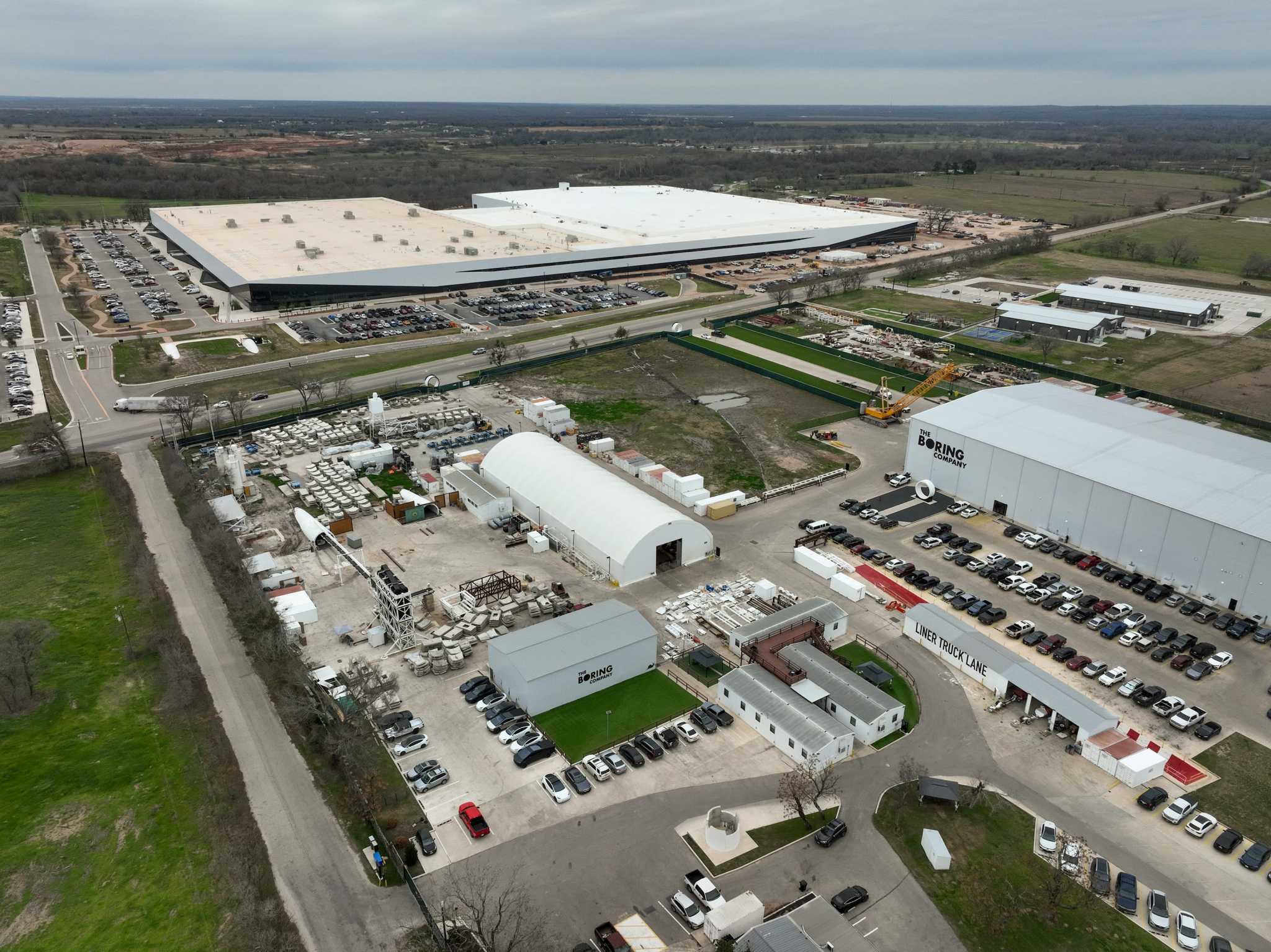 Elon Musk owns several businesses in Bastrop, Texas. See the photos.