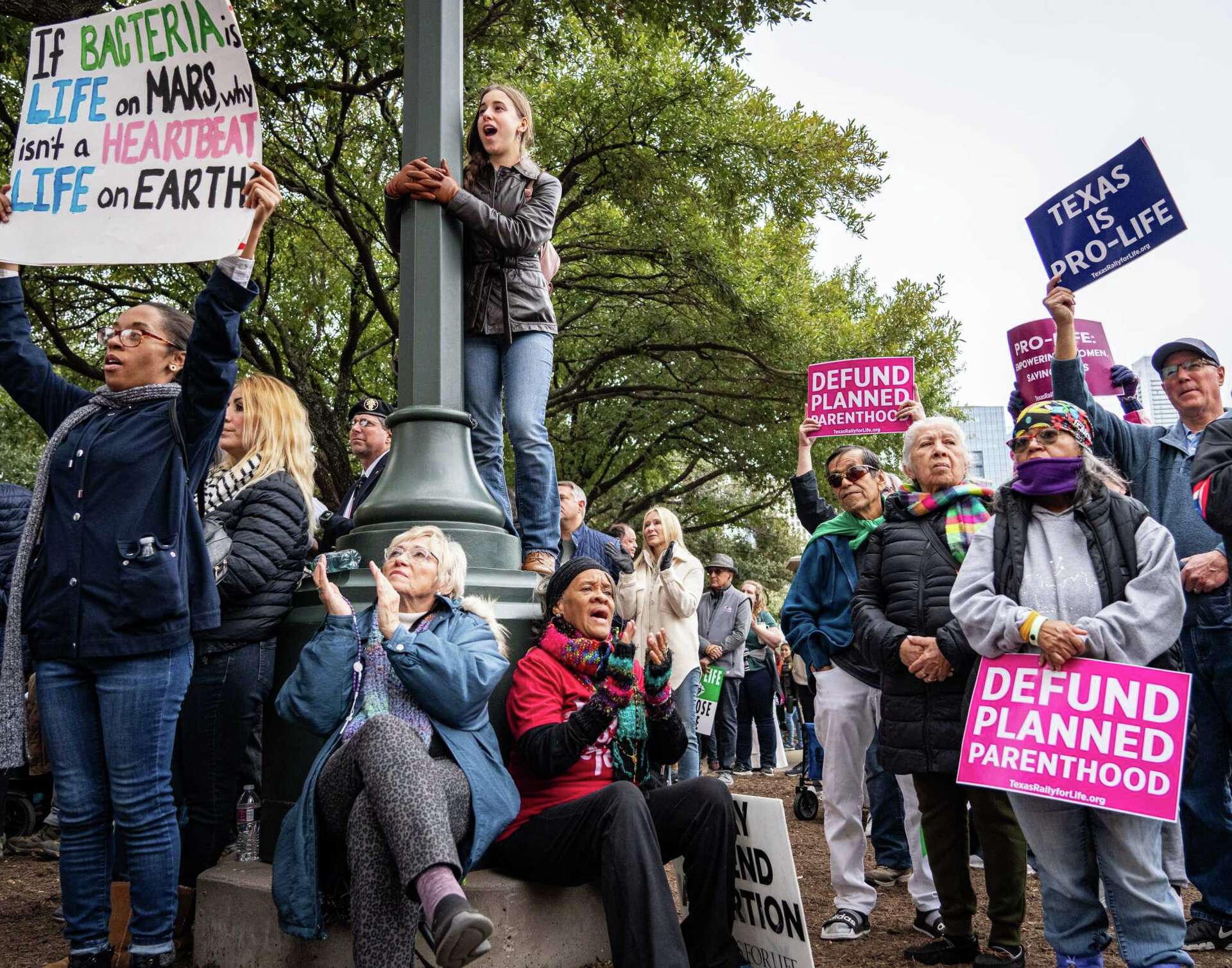 Thousands march in anti-abortion Rally for Life at Texas Capitol