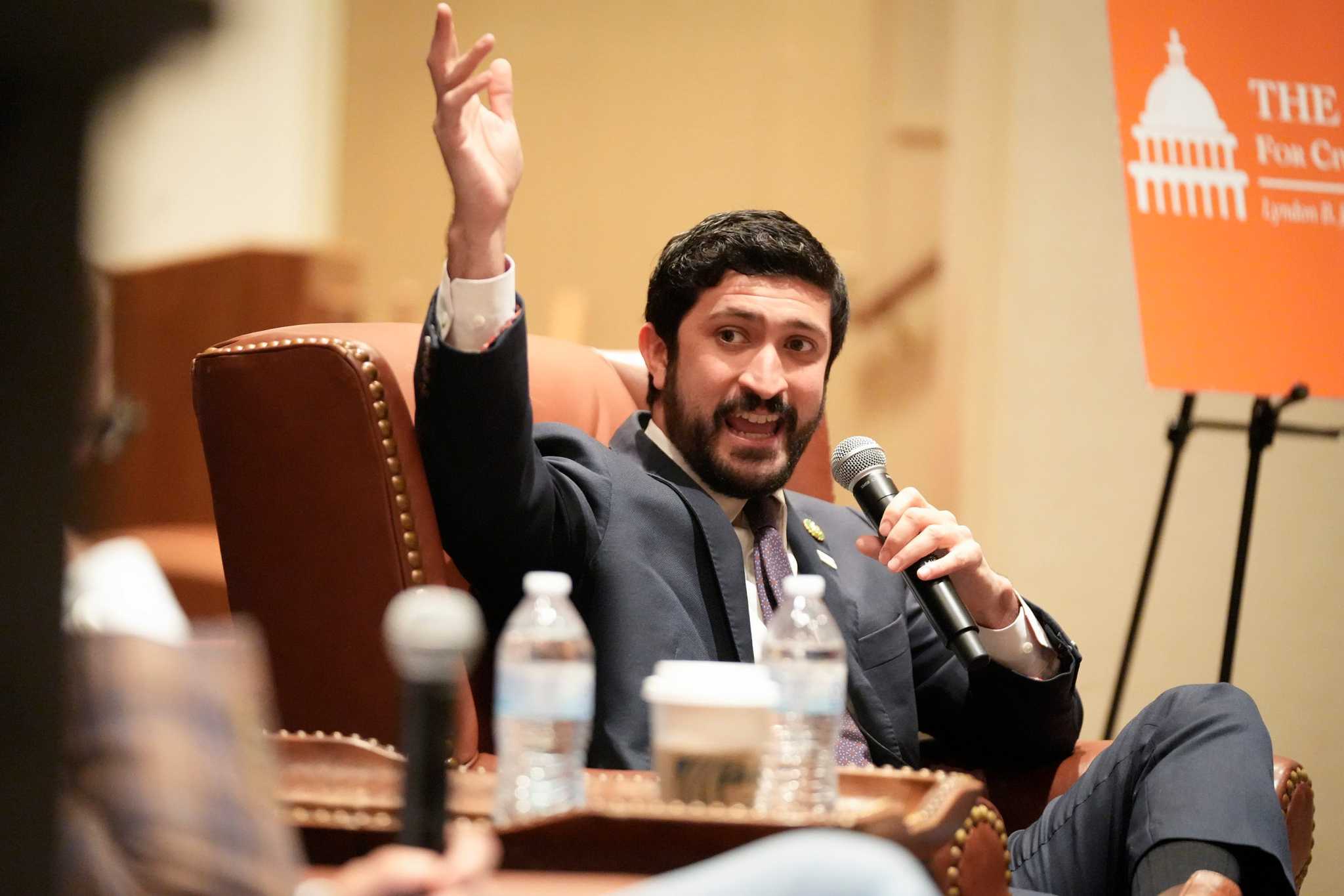 US Rep. Greg Casar talks future of progressive America. see photos