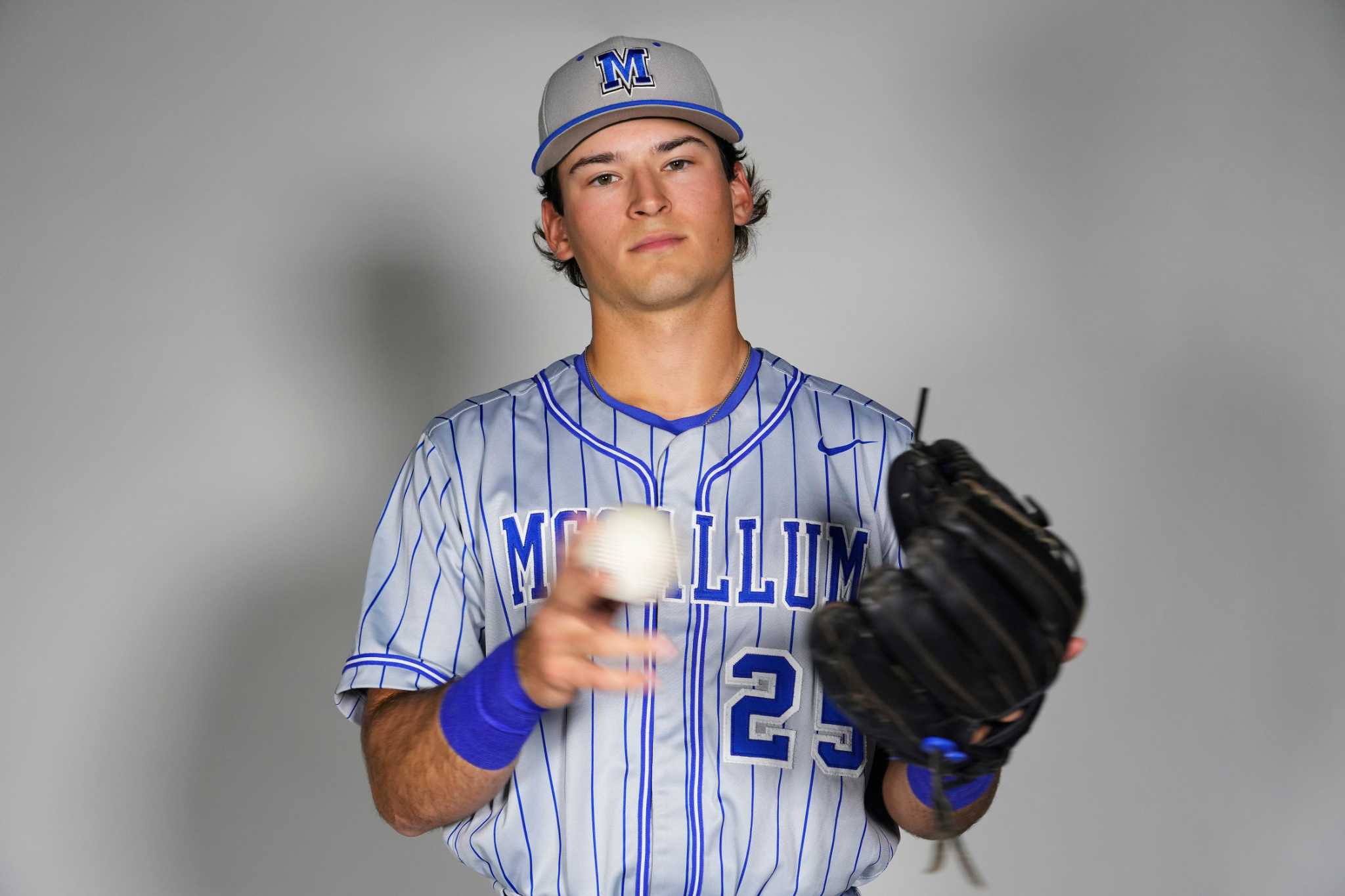 Faces off the field: Max Satterwhite, junior pitcher, McCallum
