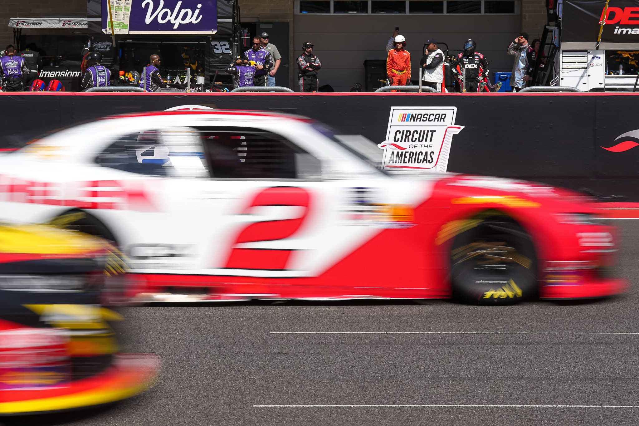 23XI Racing teammates take top qualifying spots for NASCAR's COTA race