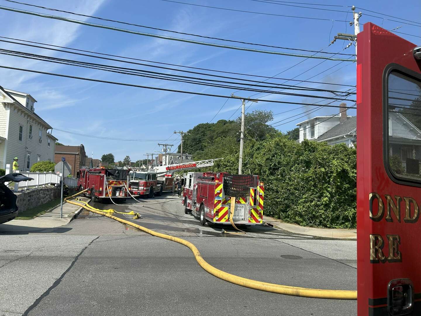 Person rescued from New London blaze on Shaw Street, fire chief says