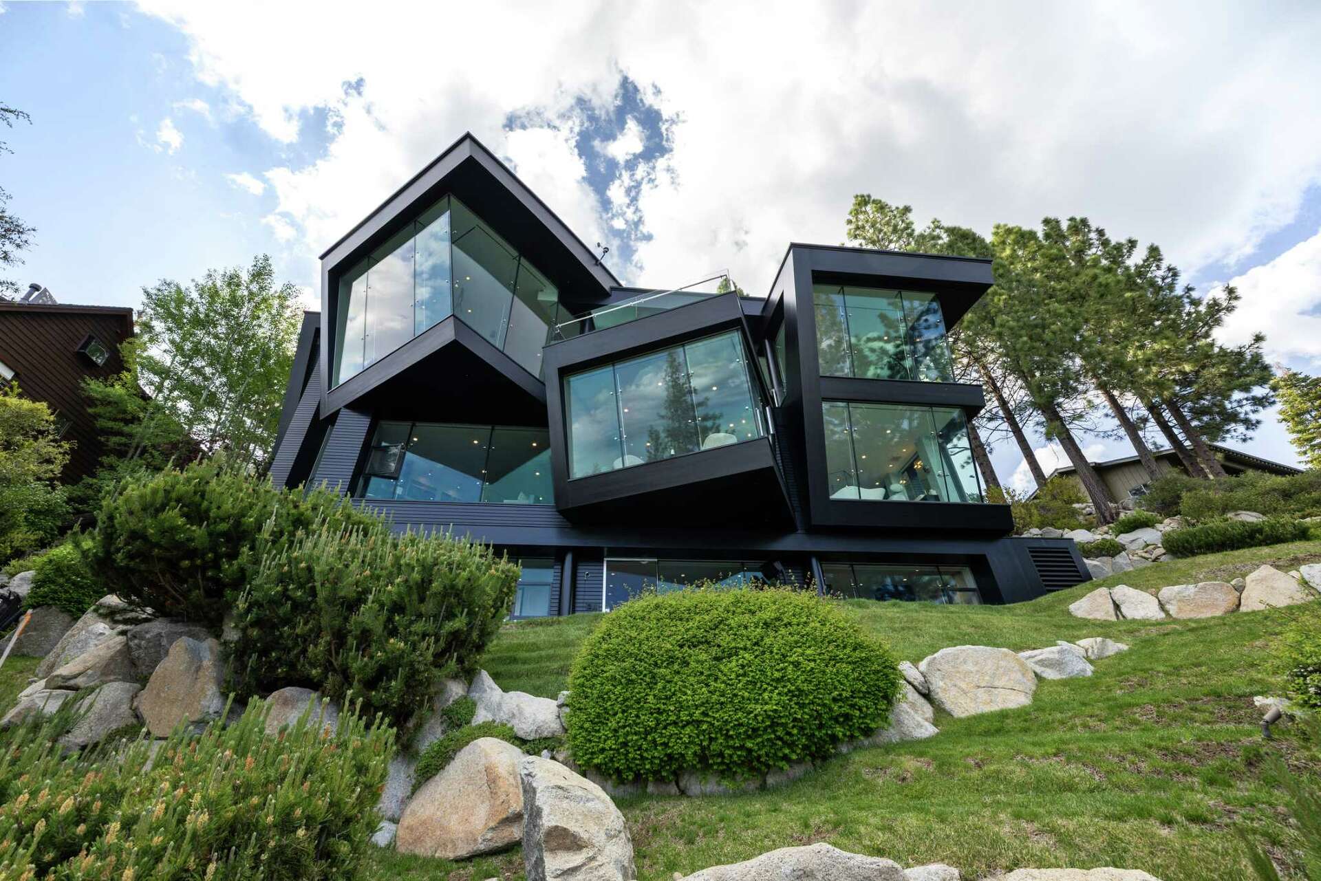 Peek inside a $45M Lake Tahoe mansion with views from every room