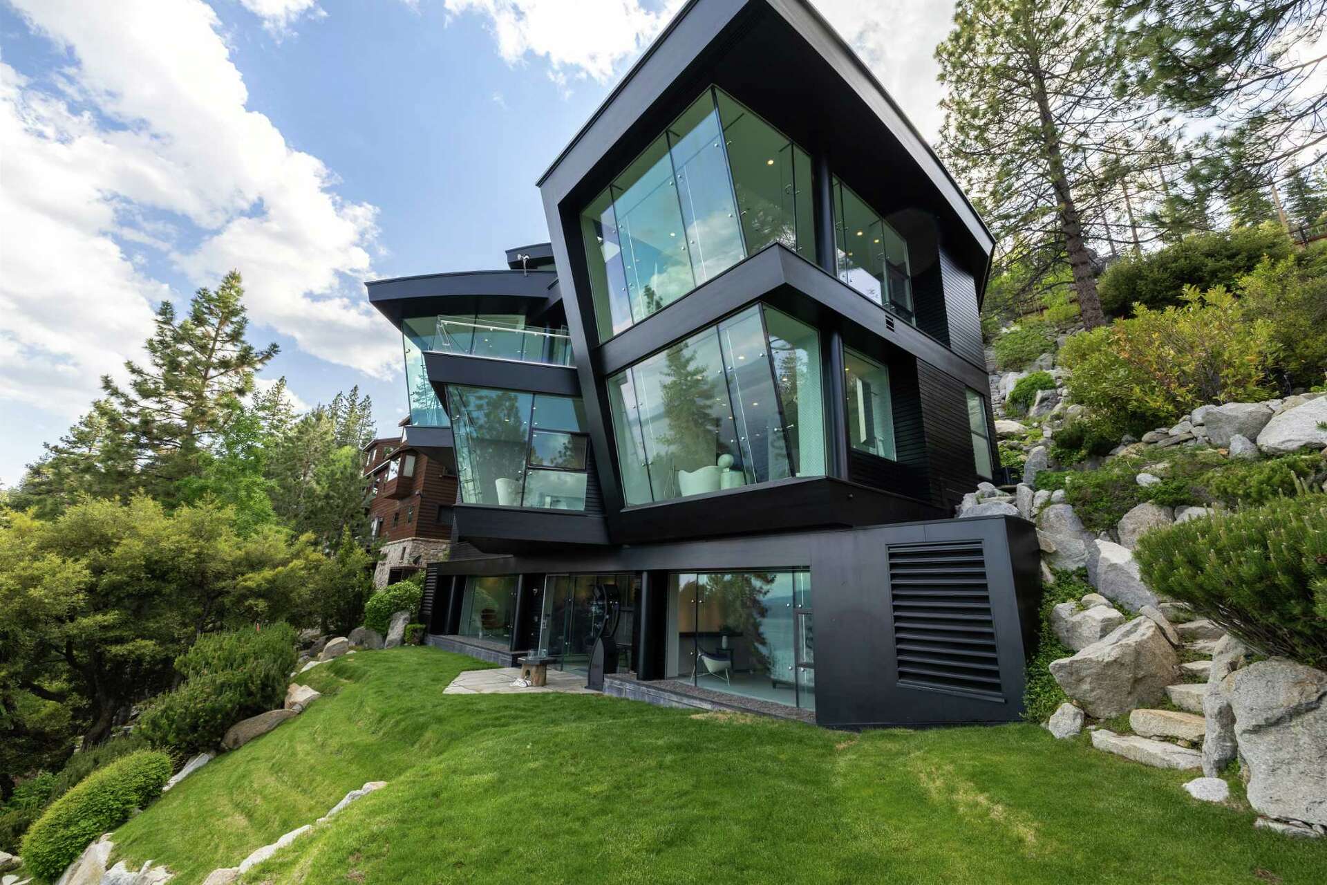 Peek inside a $45M Lake Tahoe mansion with views from every room