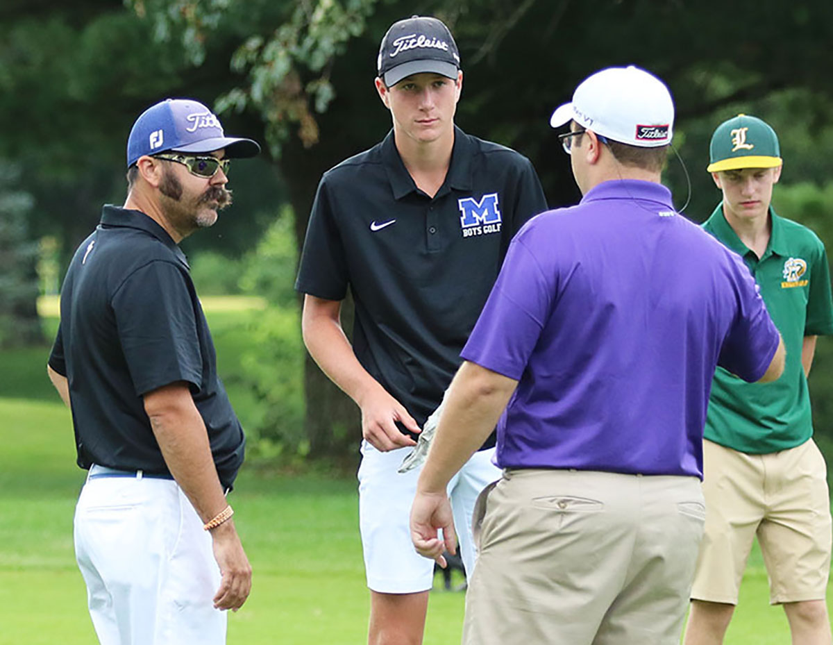 Final fall at good trip for Ryan Geisler as Marquette boys golf coach
