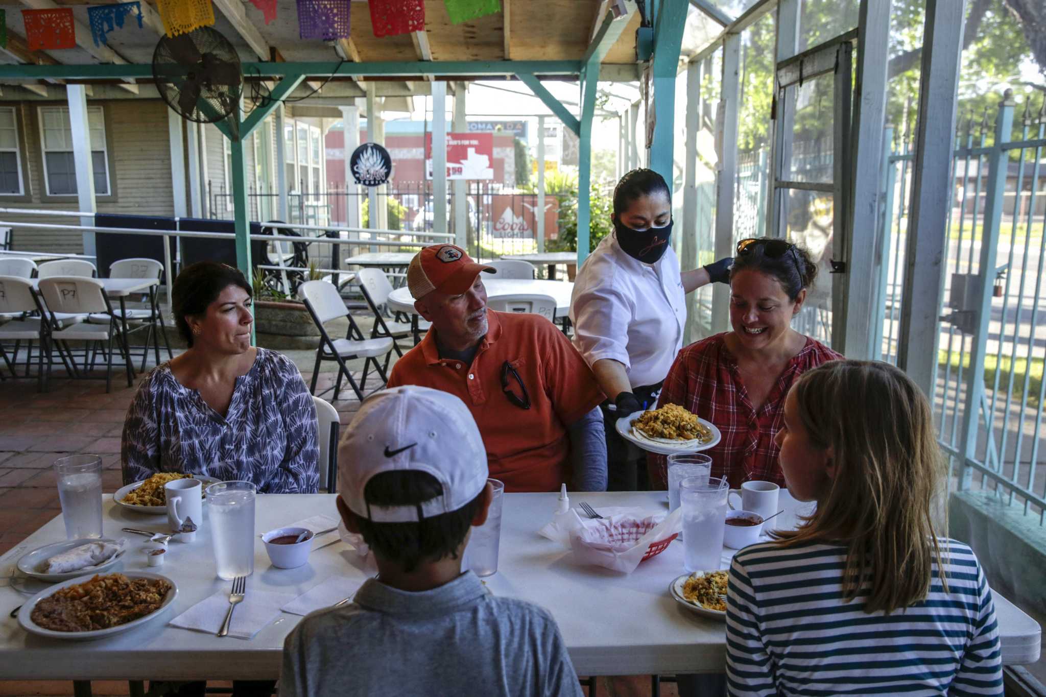 Restaurants open, and Chip Roy takes his family for Tex-Mex