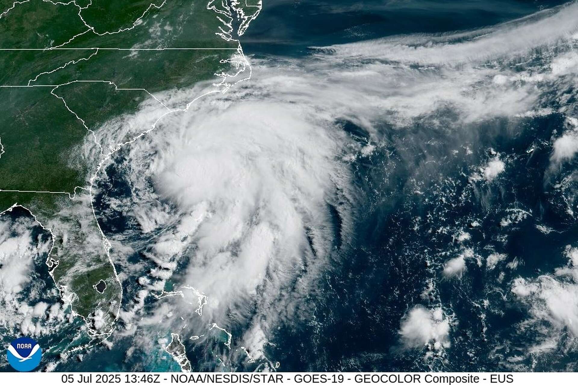 Tropical Storm Chantal forms near South Carolina. Track its path