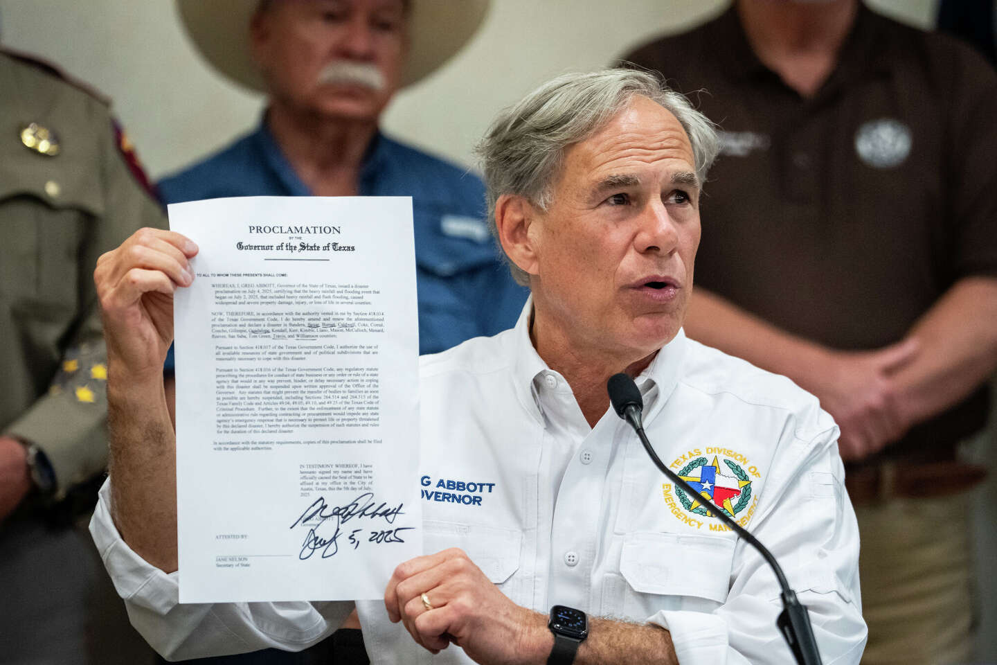 Texas counties impacted by flooding are under disaster declaration