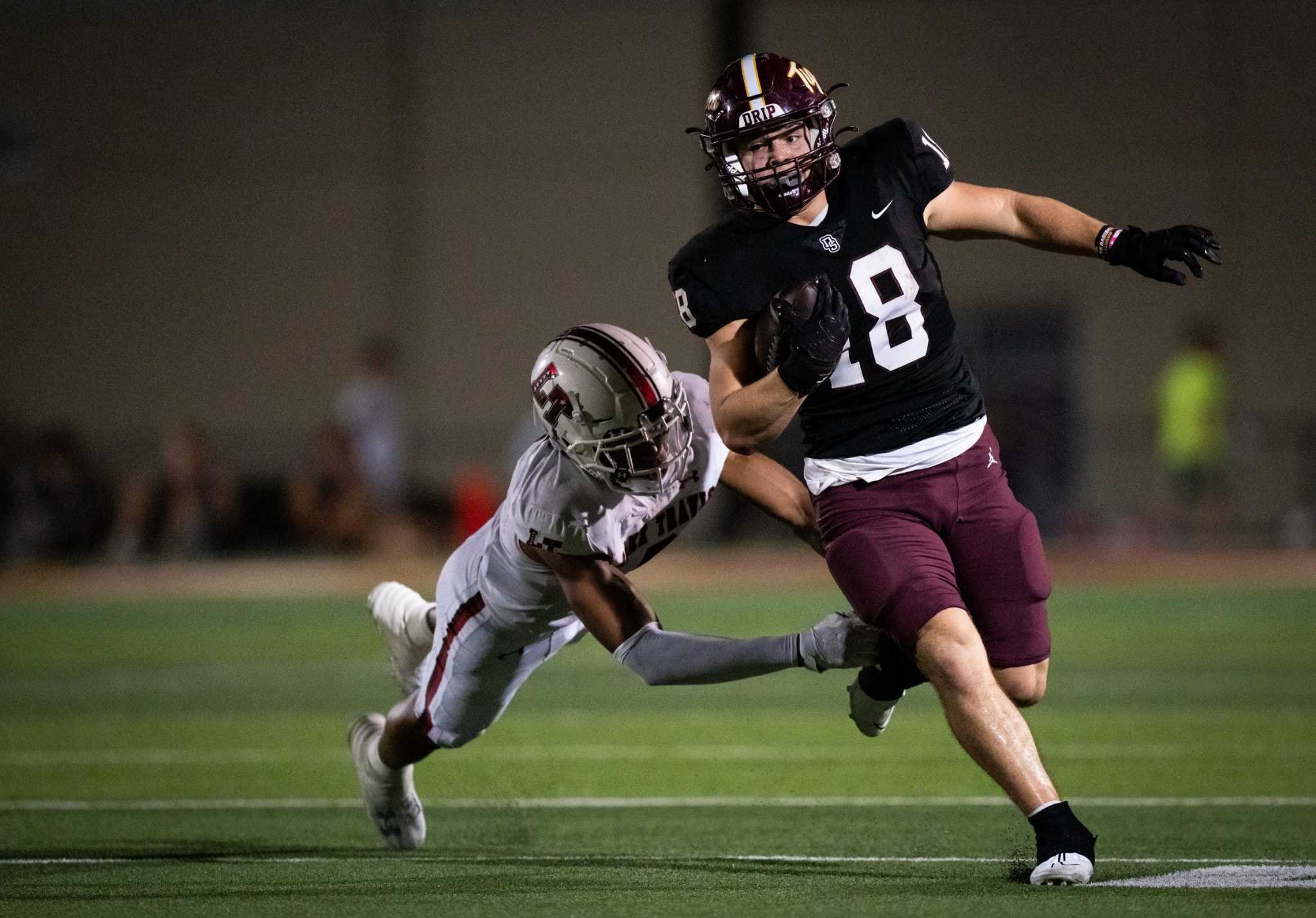 Dripping Springs running back Jack Tyndall reflects Tigers' toughness