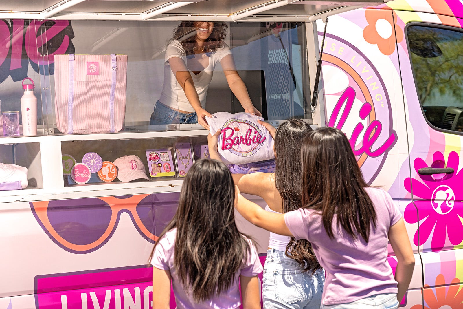 Ready for an explosion of pink? 2023 Barbie Truck Dreamhouse Living ...